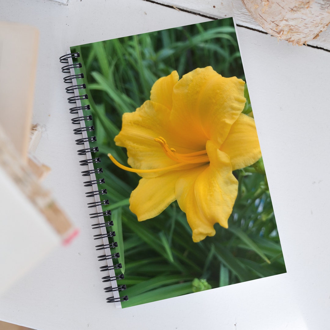 Day Lily Spiral Bullet Journal Notebook Personalized Option Gardening ...