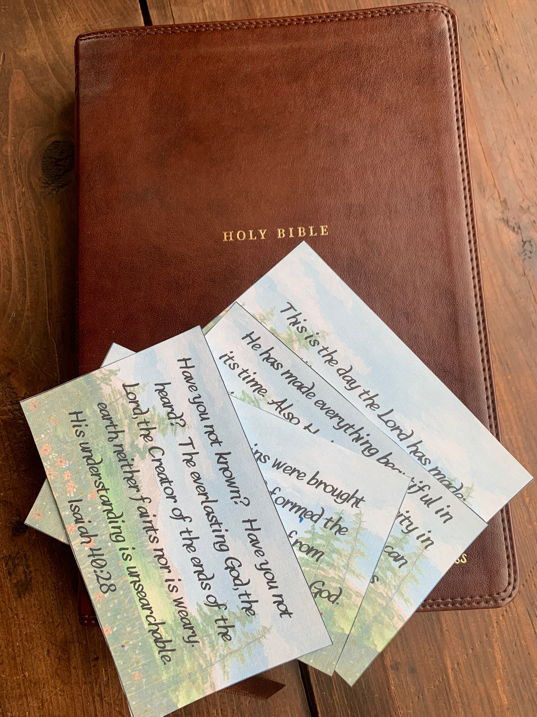 Bible Verse Cards 52 Printable Our Creator and Creation Flashcard NKJV ...