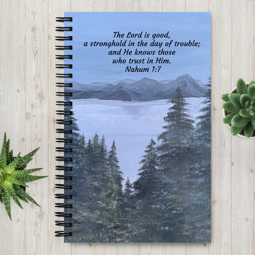 Bible Verse Bullet Journal Artwork by Young Artist Mountains, Lake ...