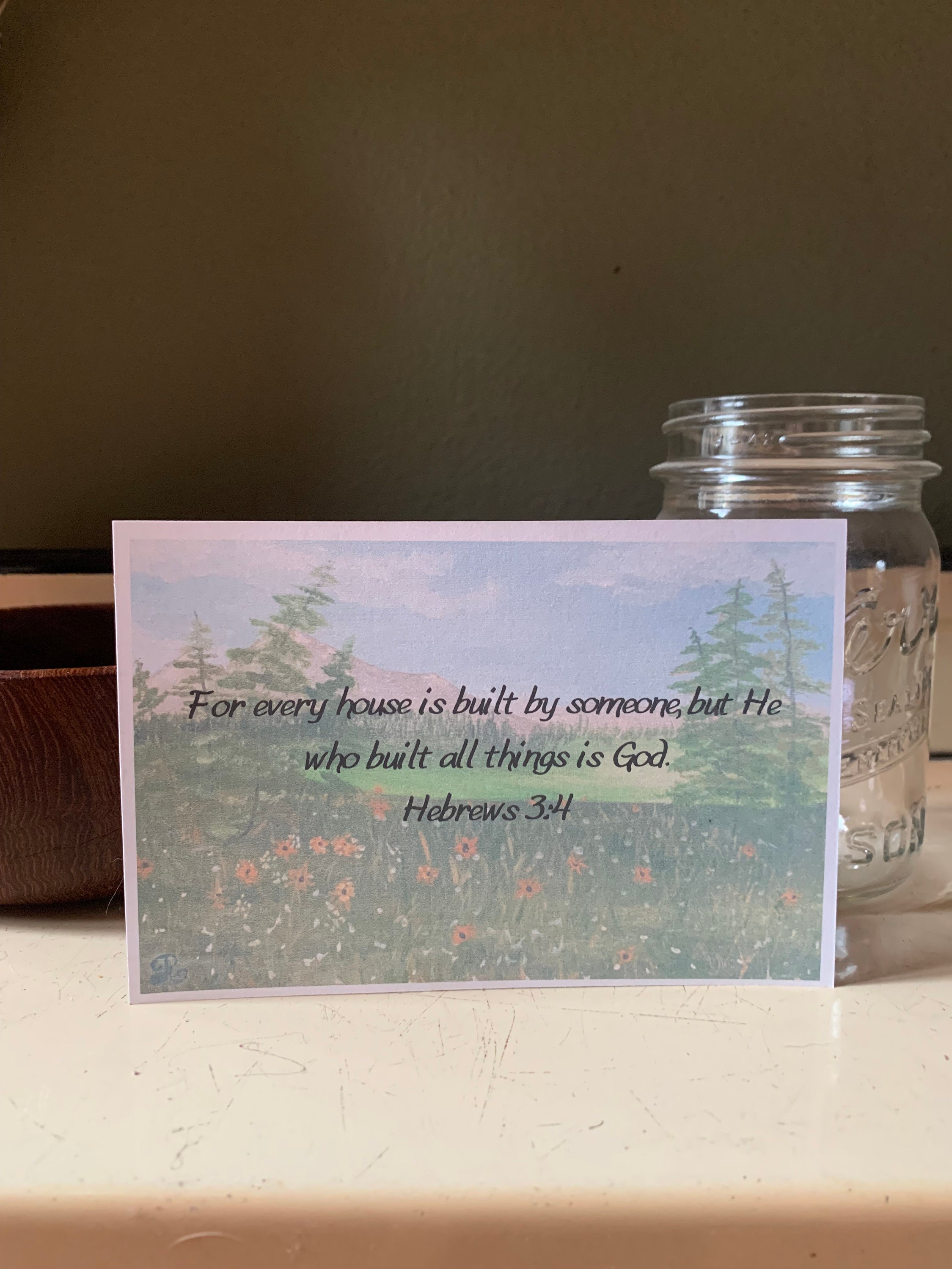 Bible Verse Cards 52 Printable Our Creator and Creation Flashcard NKJV ...