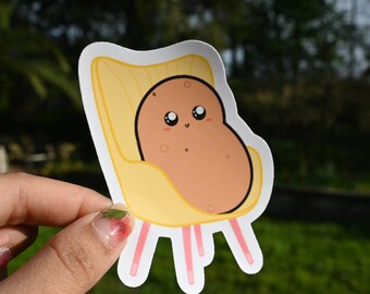 Couch Potato Sticker - Etsy