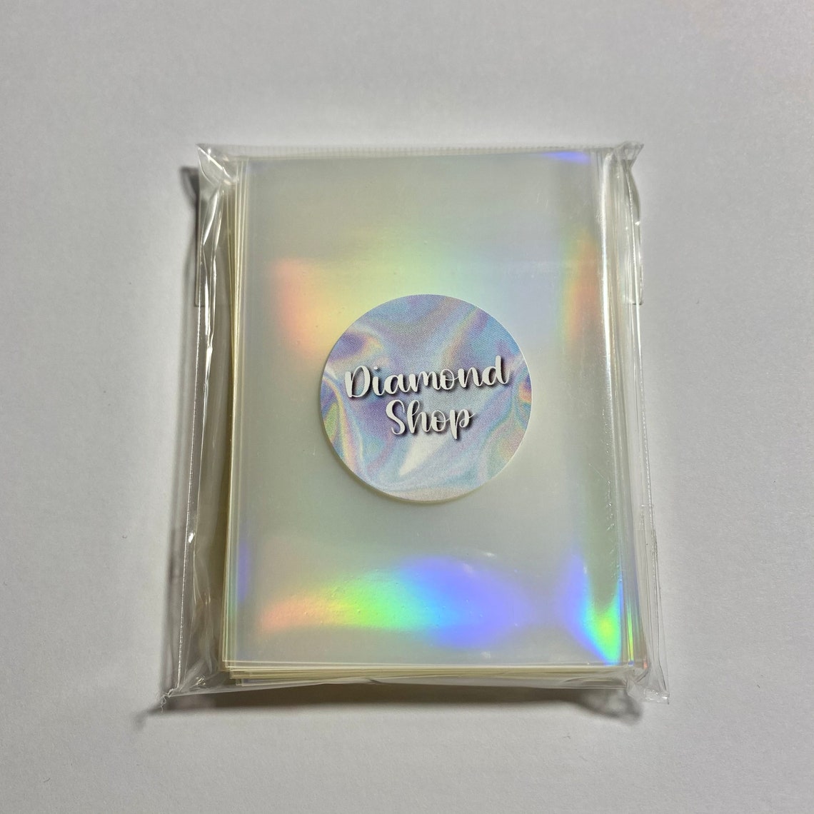 Rainbow Effect Holographic Card Sleeves Card Protector 50pcs | Etsy UK