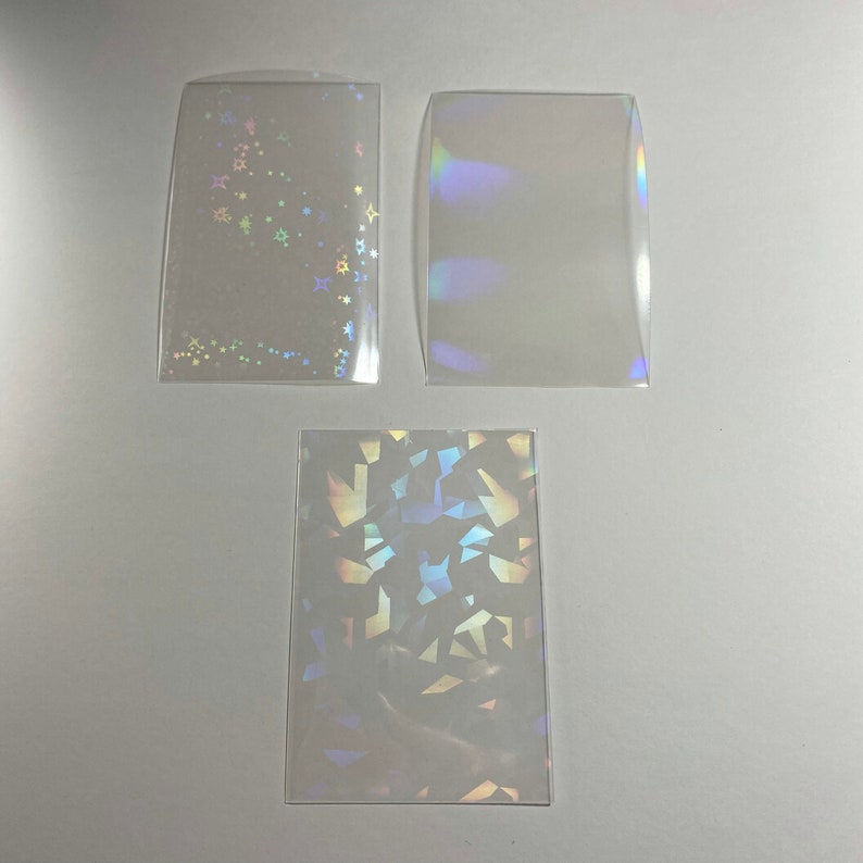 Holographic Card Sleeves Variety Pack Small Size perfect | Etsy UK