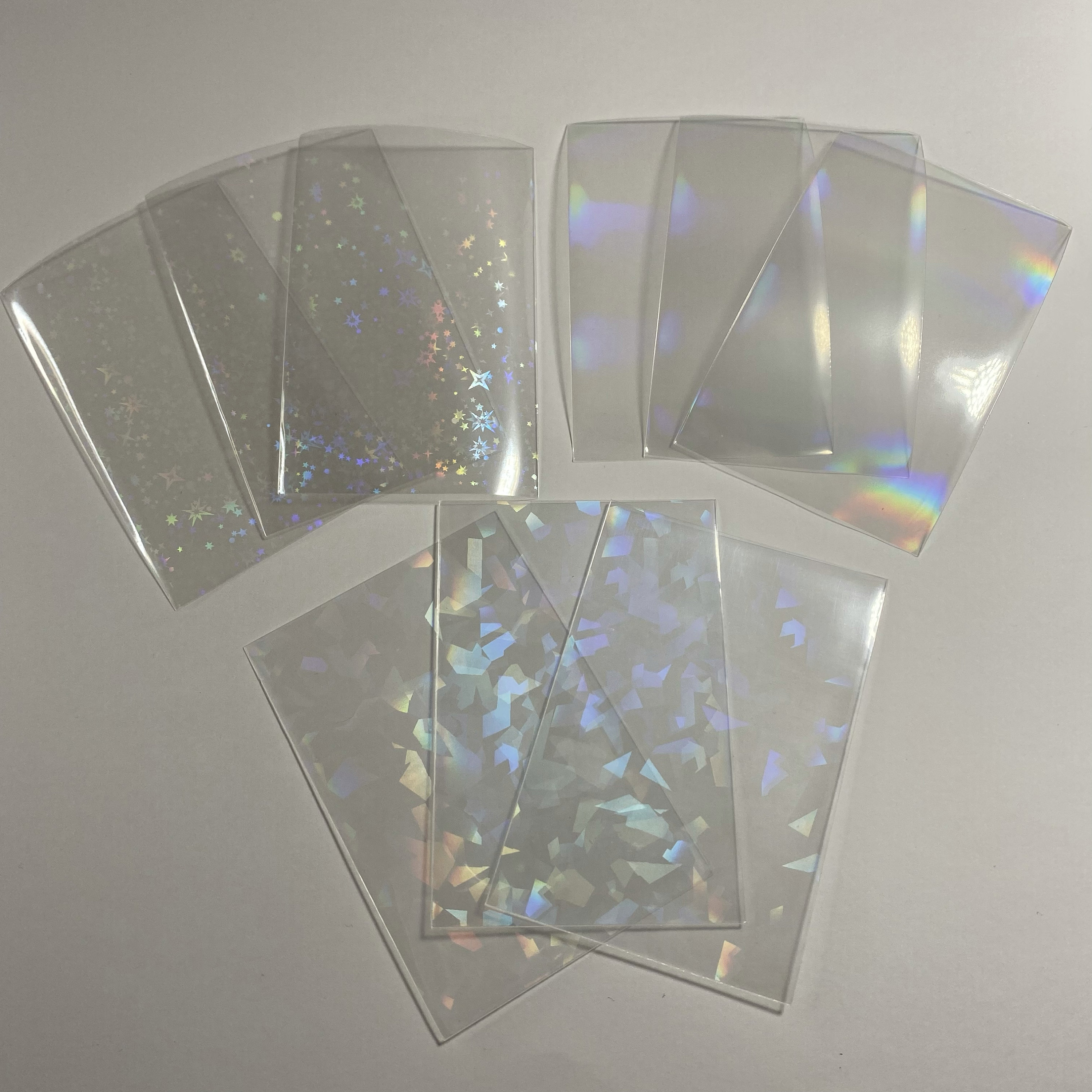 Holographic Card Sleeves Variety Pack Small Size perfect | Etsy UK