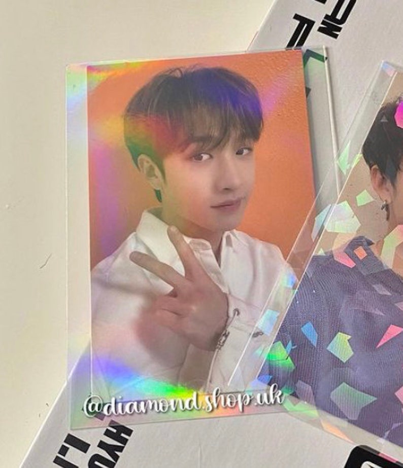 Rainbow Effect Holographic Card Sleeves Card Protector 50pcs | Etsy UK