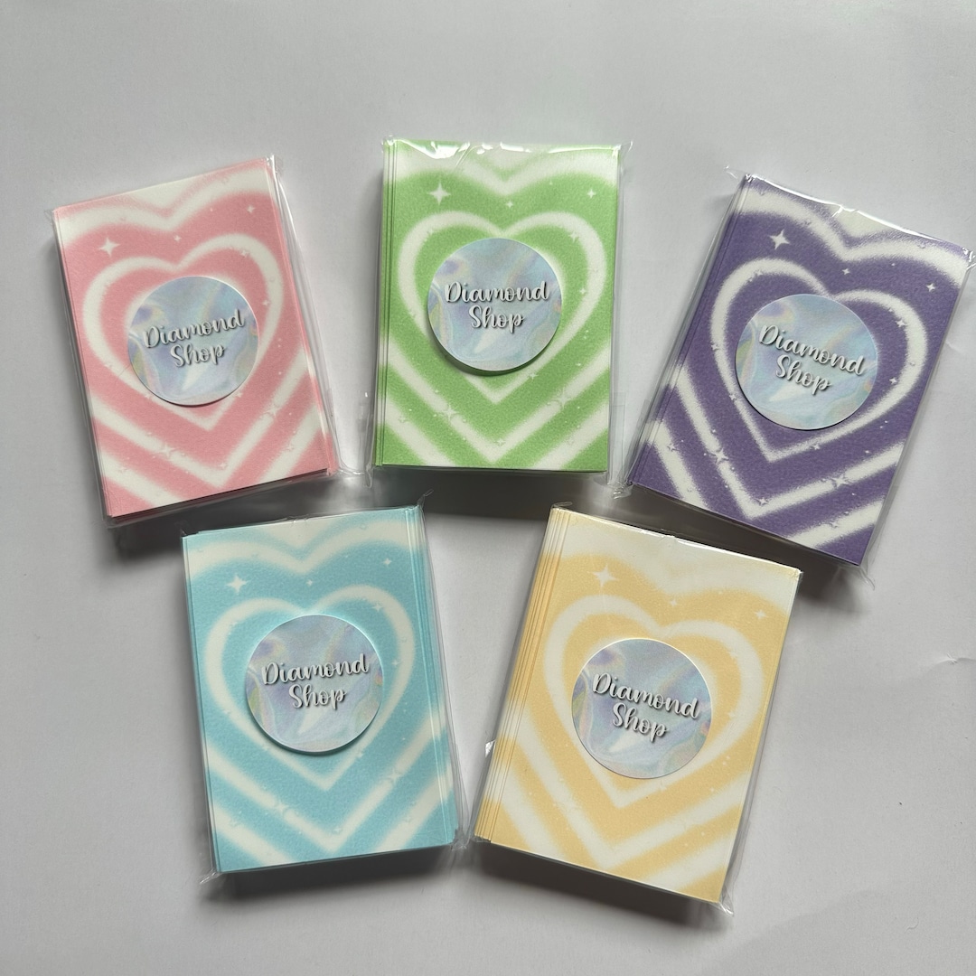 Lovestruck Heart Photocard Sleeves/card Protector/holder ( Pokemon Kpop ...