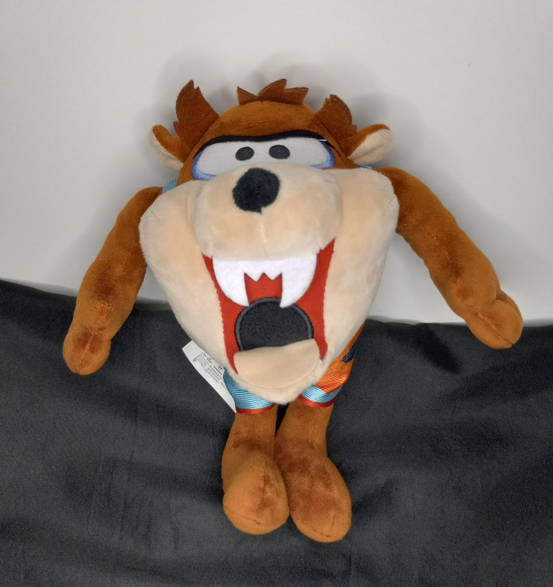 Vintage Taz Plush Tune Squad Space Jam Stuffed Animal Tasmanian Devil ...