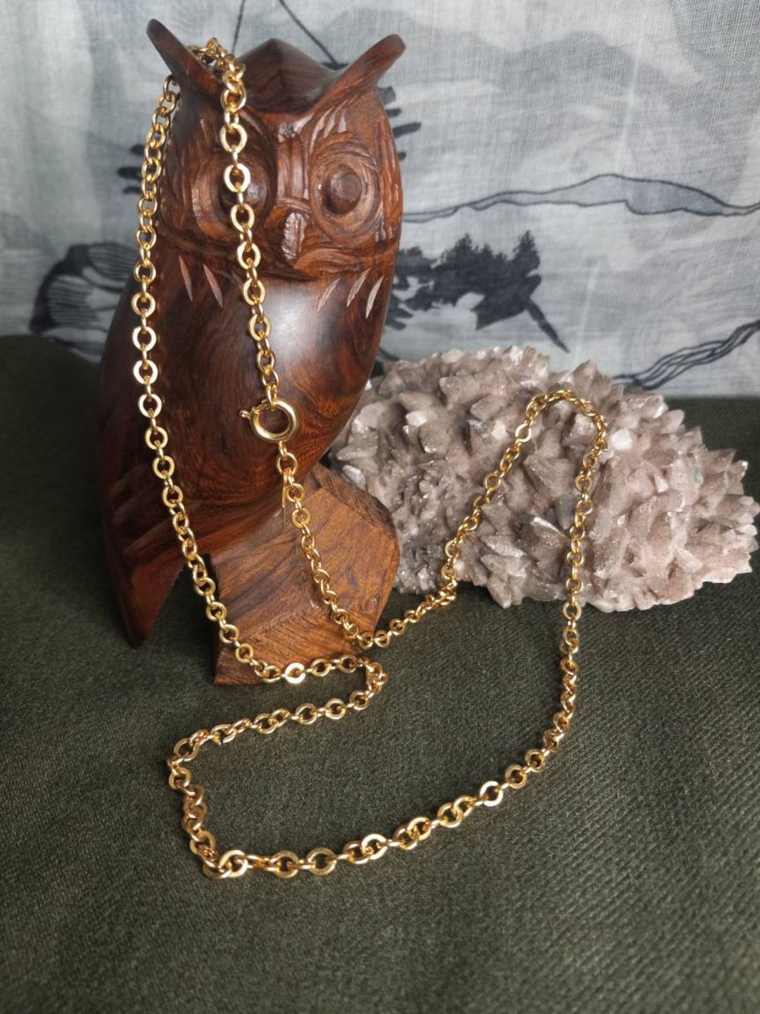 Vintage Sarah Coventry Necklace Gold Color Chain Name Brand Jewelry - Etsy