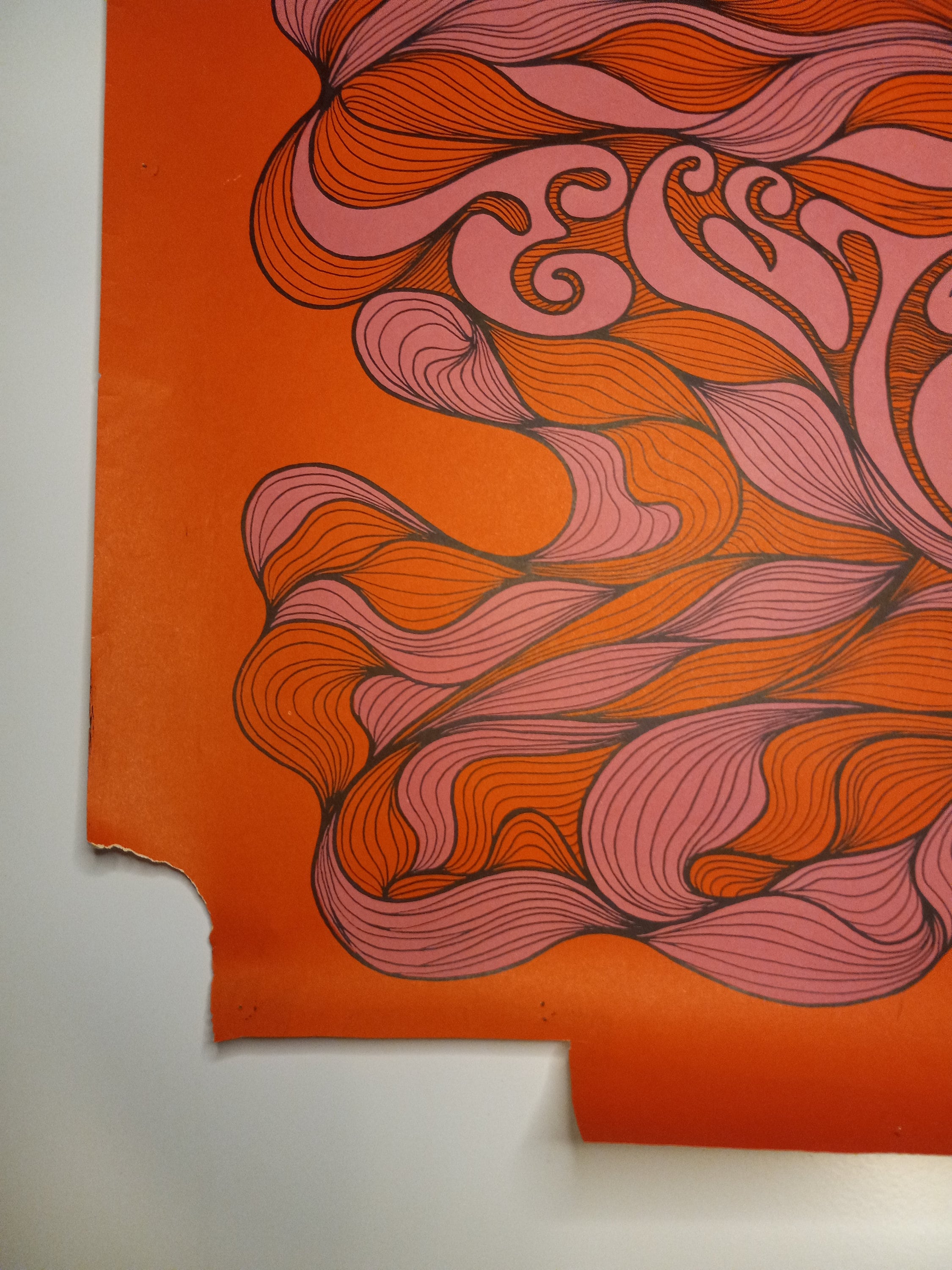 Rare Vintage Ecstacy Poster Psychedelic 60s Used Original - Etsy