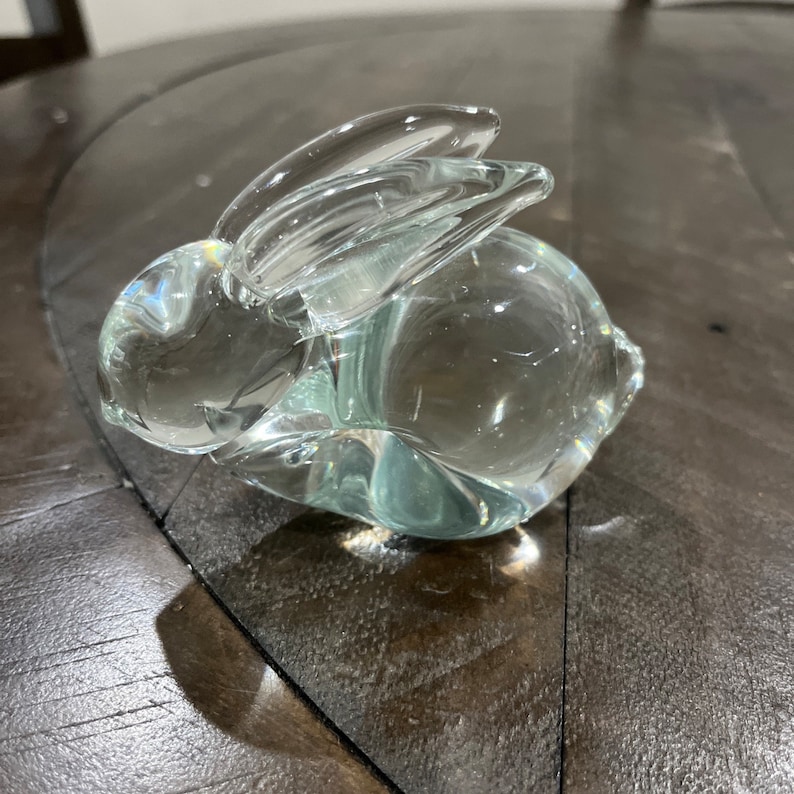 Paperweight Bunny Rabbit BALOS Hand Blown Glass Sticker - Etsy