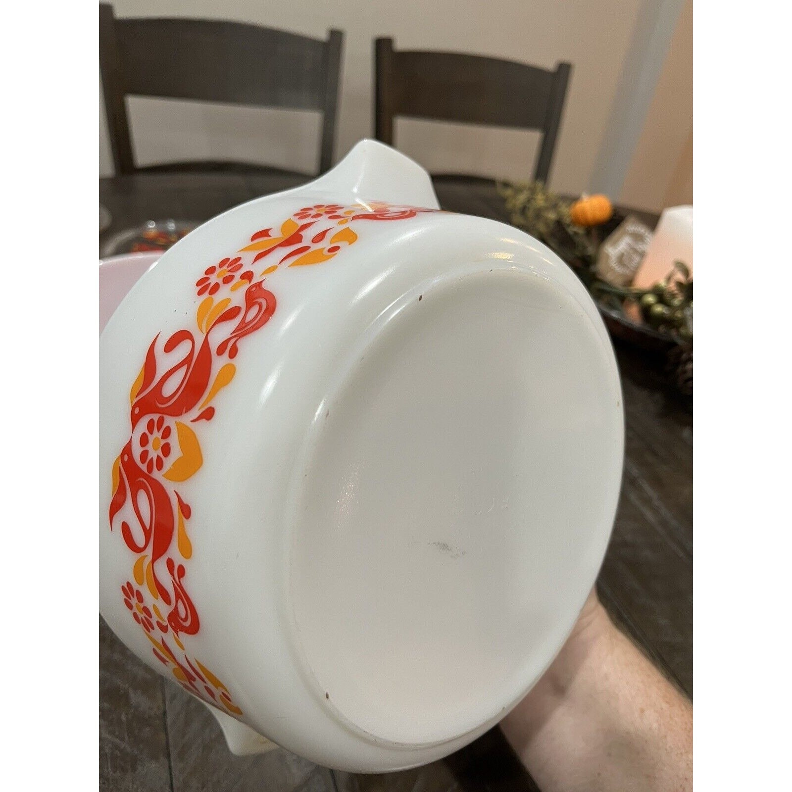 Vintage Pyrex Friendship Pattern Casserole Dishes With Glass Lids - Etsy