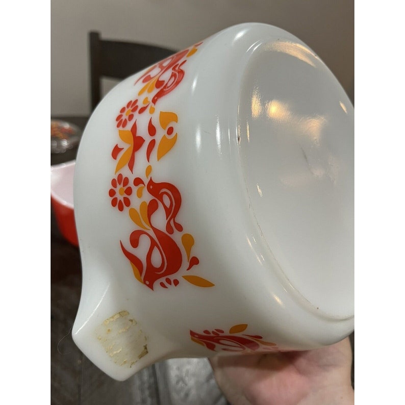 Vintage Pyrex Friendship Pattern Casserole Dishes With Glass - Etsy