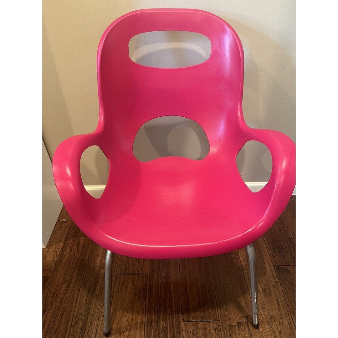 Hot Pink MCM Retro Chair Umbra by KARIM RASHID Office Y2K Set Design - Etsy
