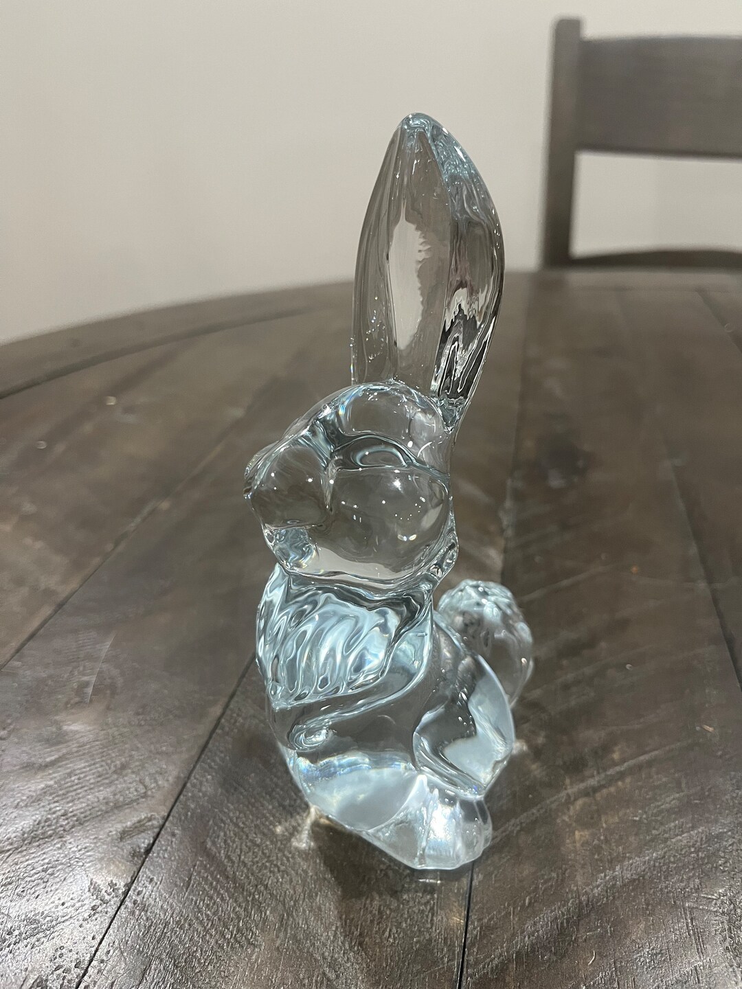 Viking Crystal Glass Clear Bunny Rabbit Thumper Figurine - Etsy