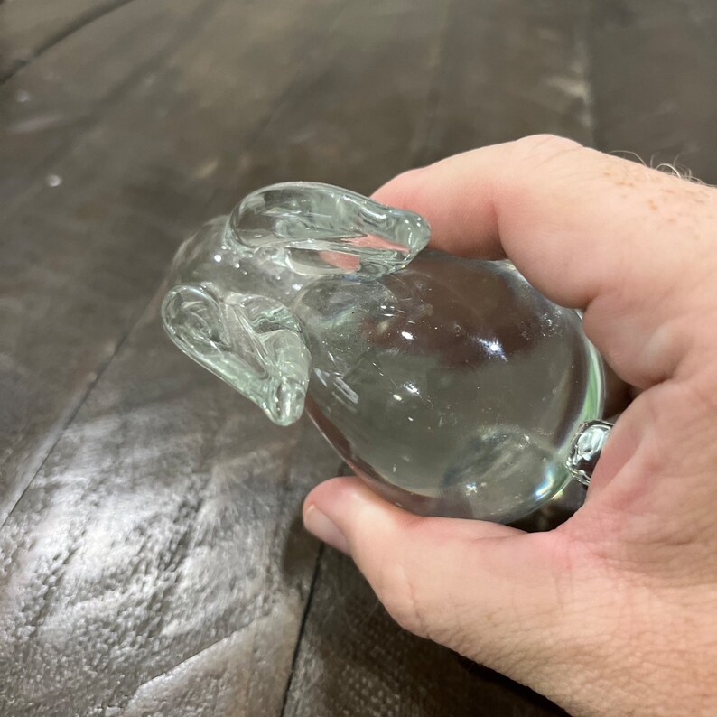 Paperweight Bunny Rabbit BALOS Hand Blown Glass Sticker - Etsy