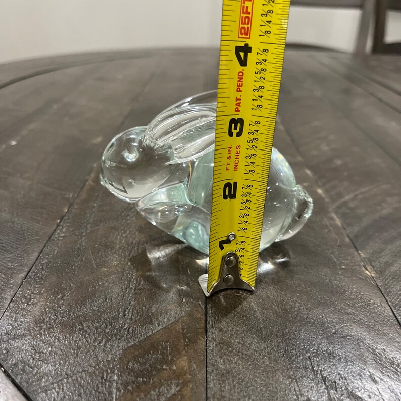 Paperweight Bunny Rabbit BALOS Hand Blown Glass Sticker - Etsy