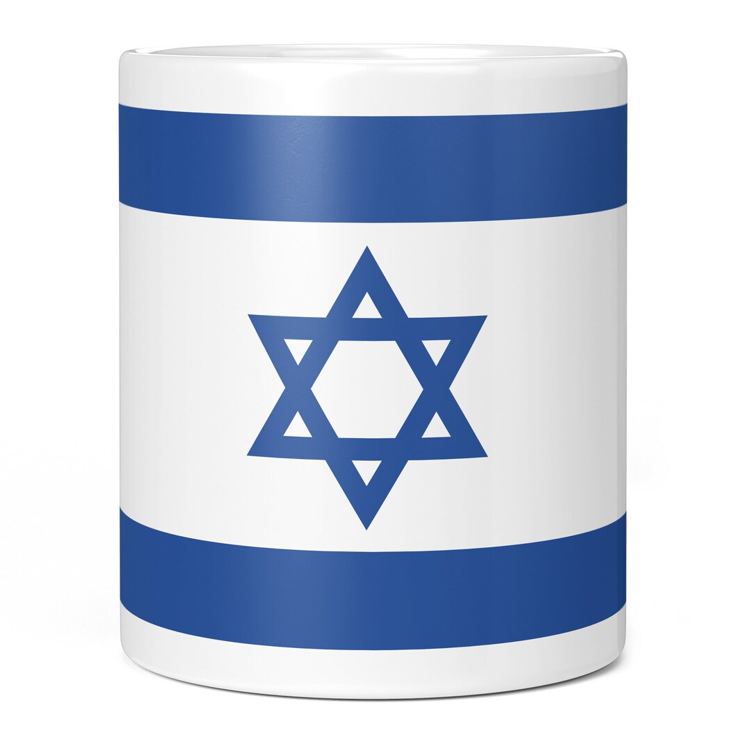 Israel Flag Mug, Israel Mug, Israel Gift, Israel Cup, Star of David Mug ...