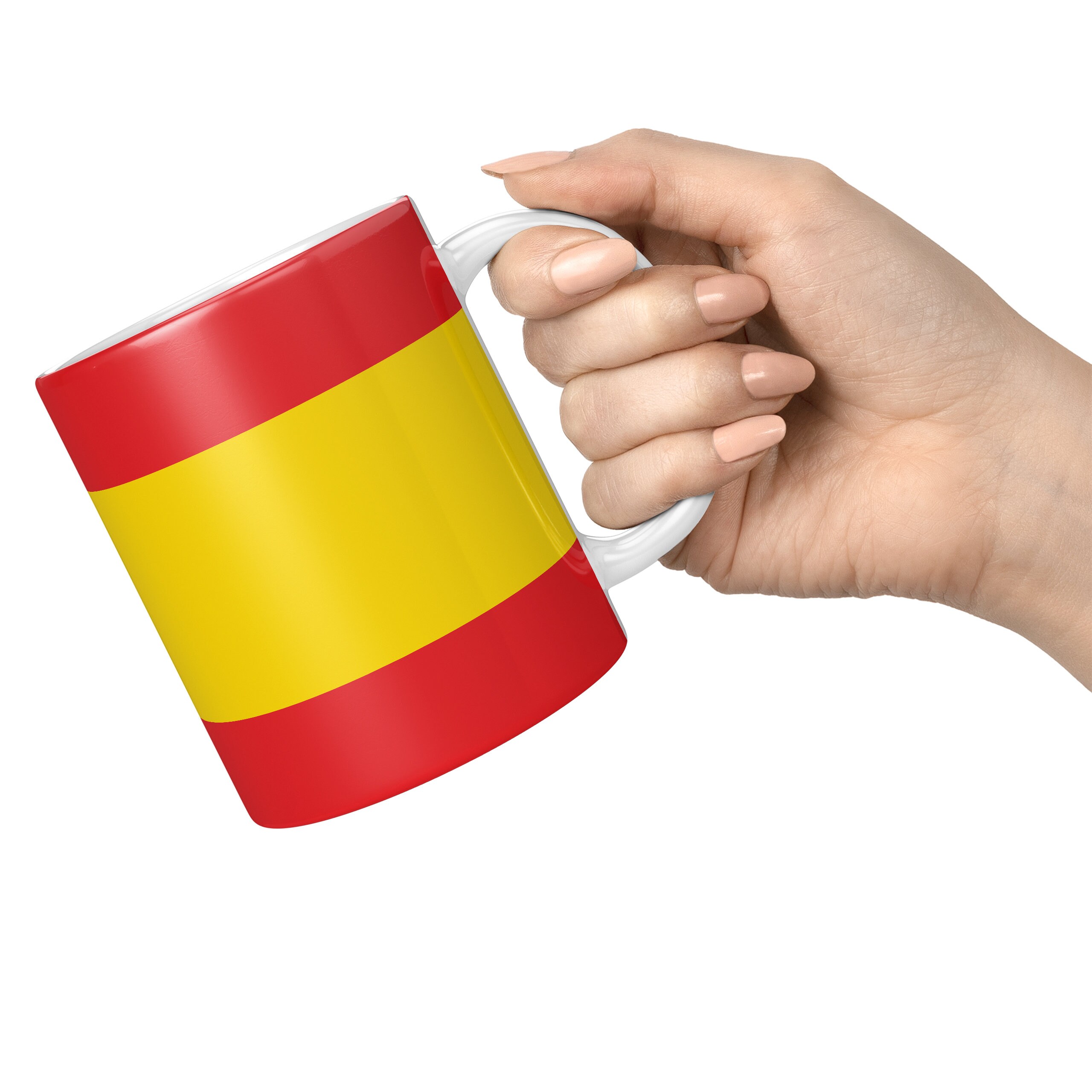 Spain Full Wrap Flag 11oz Coffee Mug / Cup Perfect Birthday - Etsy