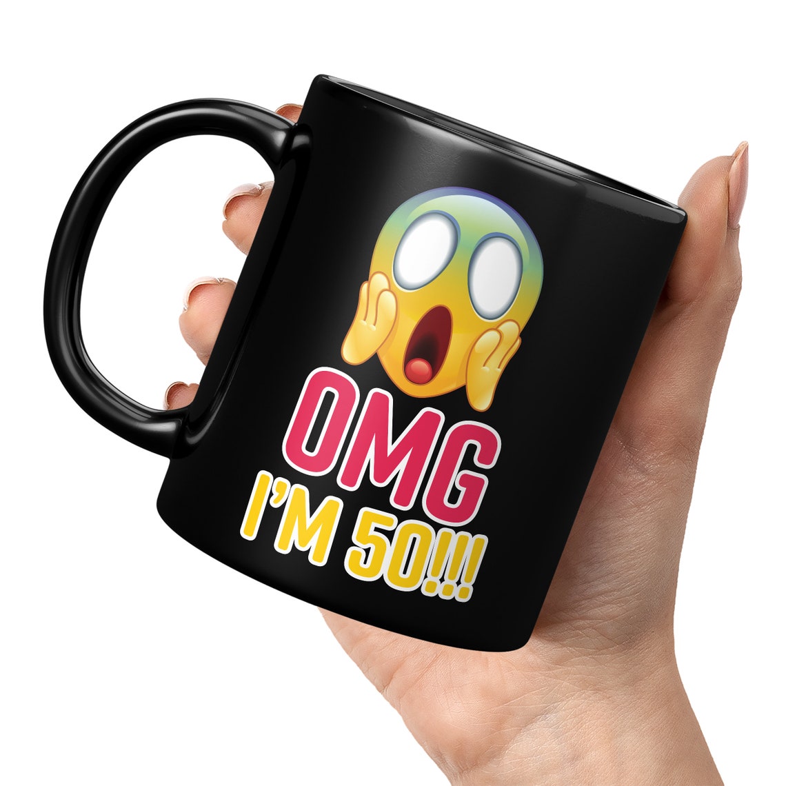 Omg I'm 50 11oz Coffee Mug / Cup Perfect 50th Birthday - Etsy