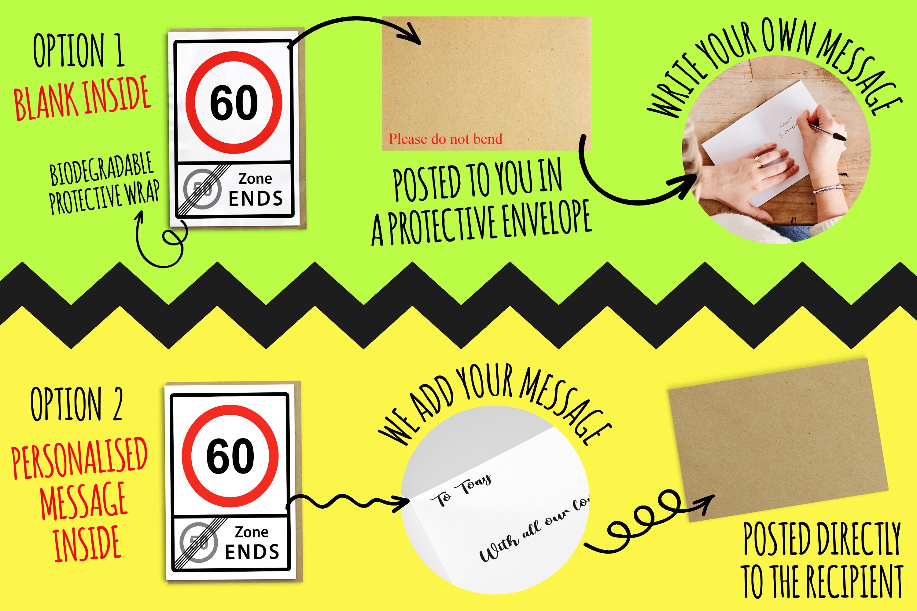 Funny 60th Birthday Card 60 Speed Limit 50 Zone Ends Happy Etsy