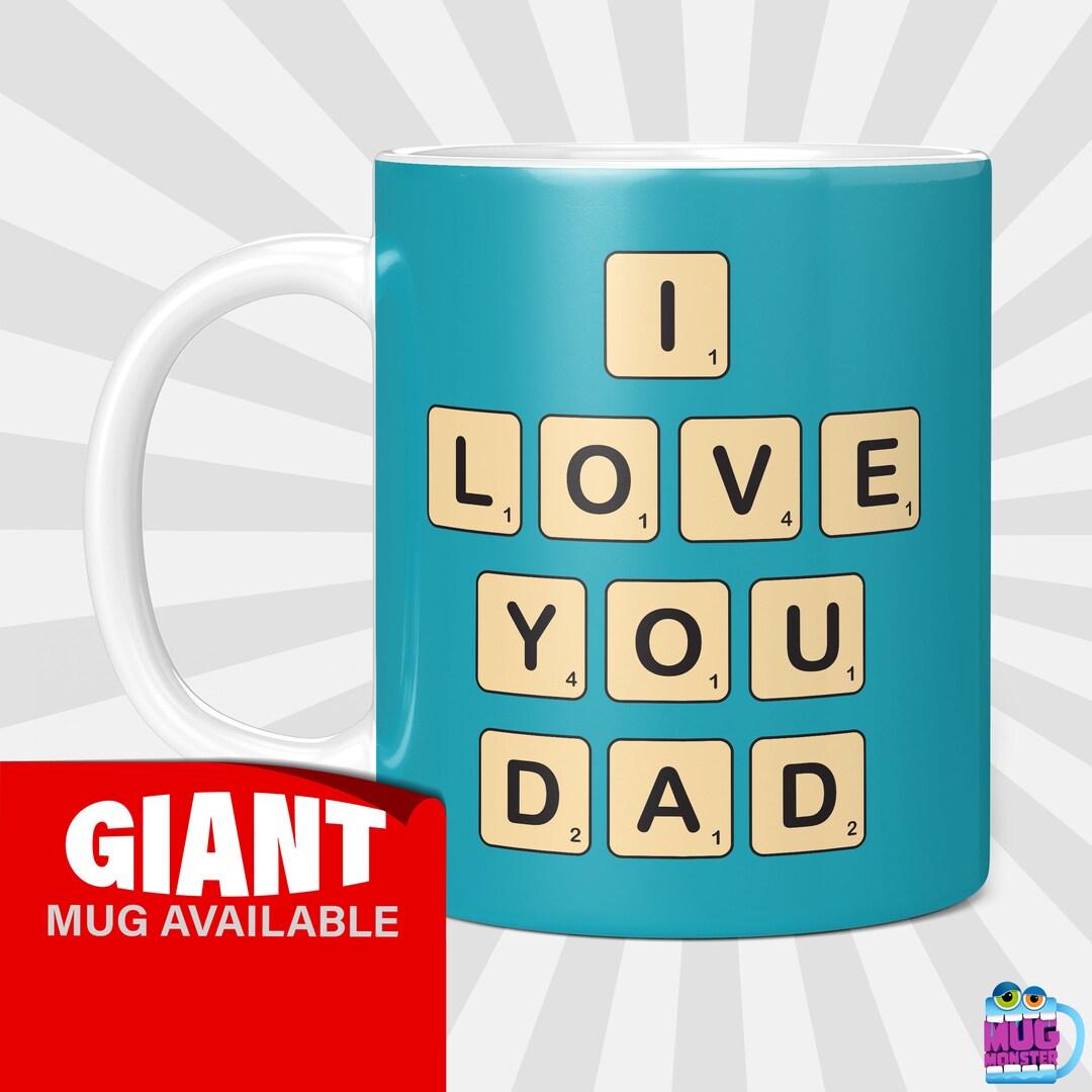 I Love You Dad Mug, Cool Dad Mug, Fathers Day Gift, Ceramic Coffee Mug ...