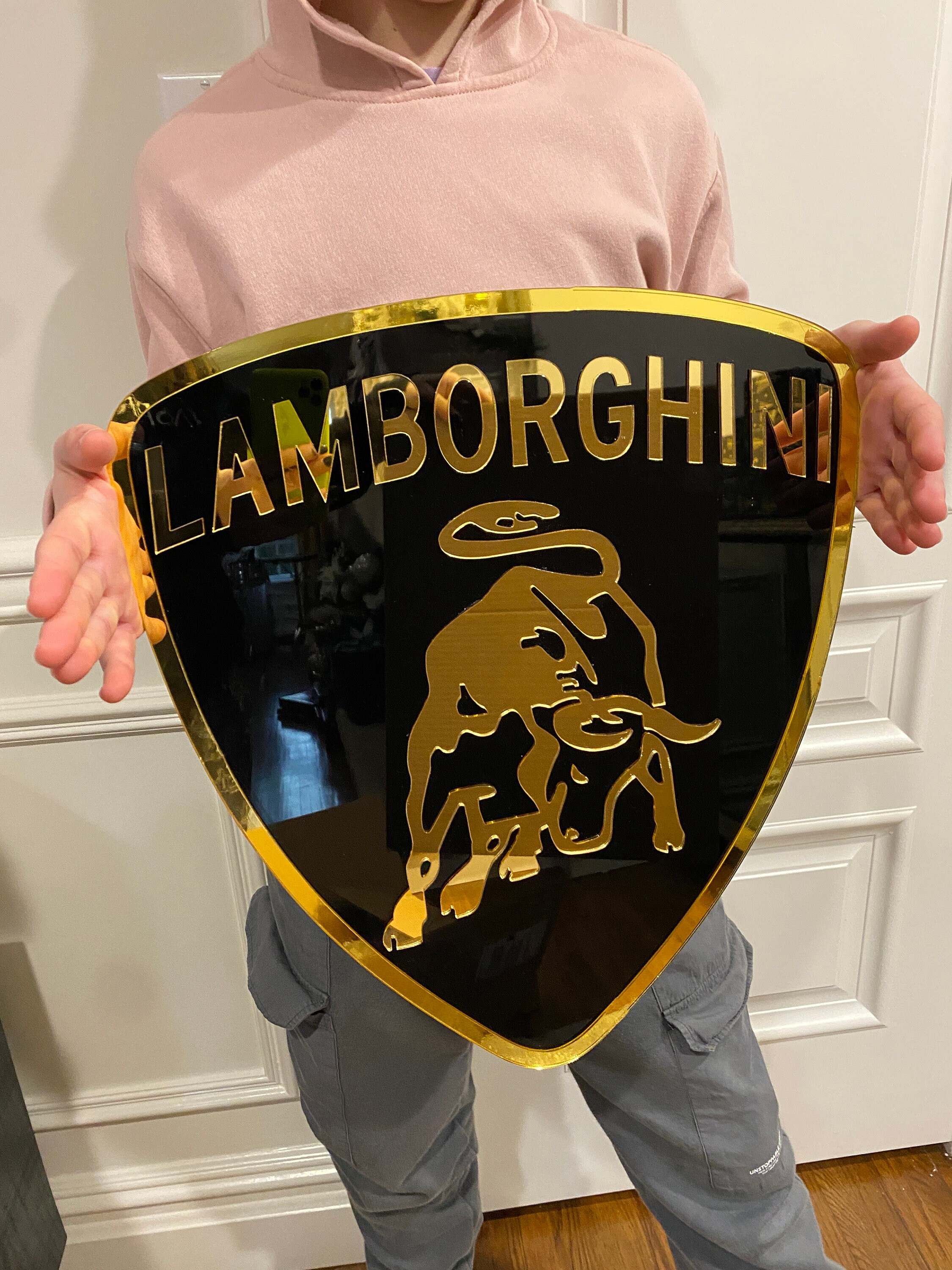 Lamborghini Sign, Lambo Wall Art, Man Cave Wall Art, Garage Sign ...