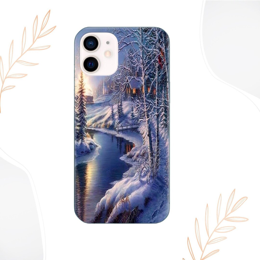 Winter Landscape Case iPhone 13 14 Pro iPhone 11-12 iPhone X - Etsy Canada