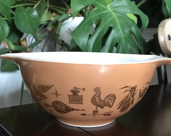 Brown Pyrex Bowl | Etsy