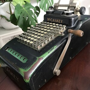 Vintage Early 1900s Mccaskey Adding Machine - Etsy