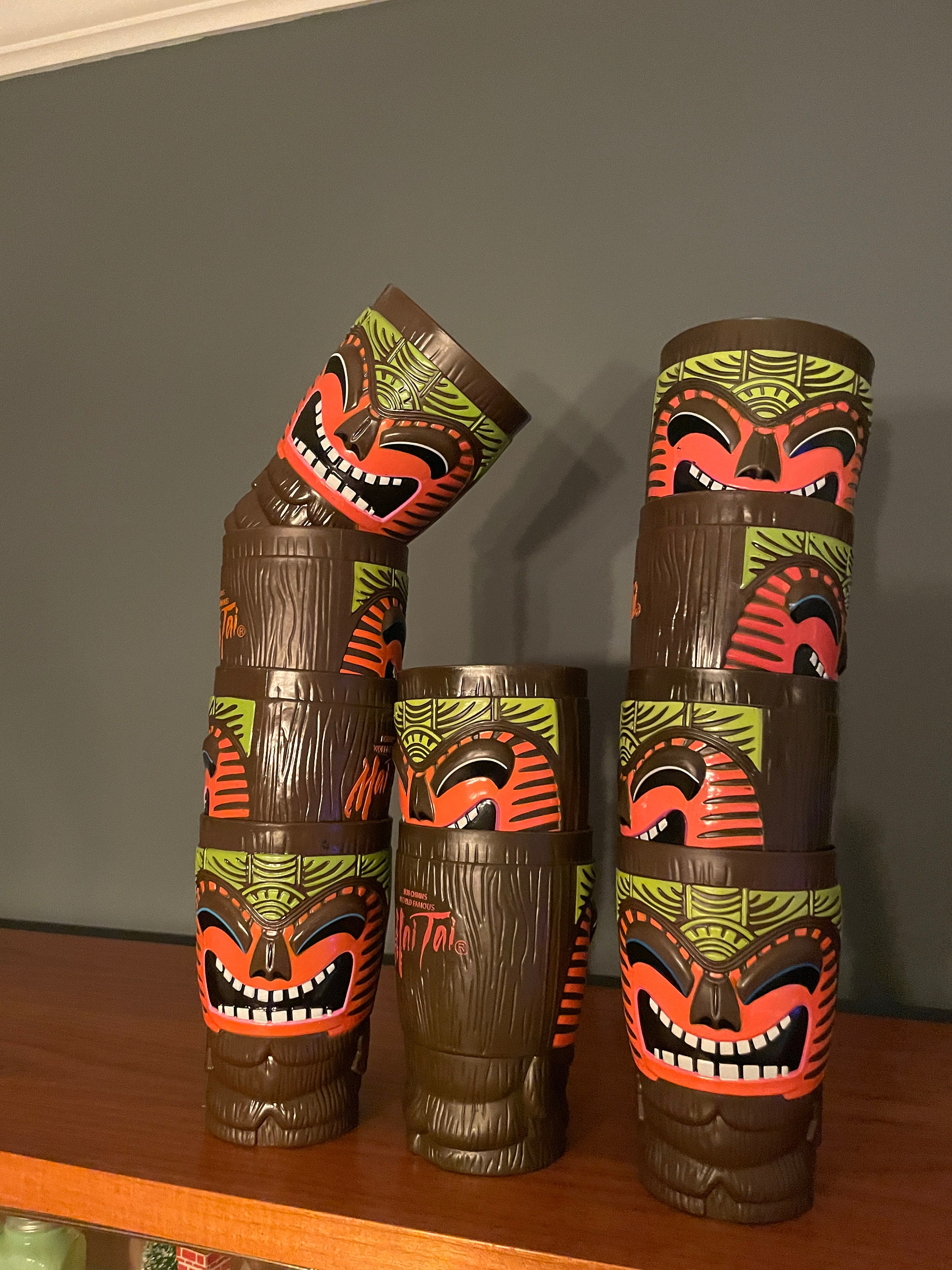 Bob Chinns World Famous Mai Tai Tiki Cups Hawaiian Mugs Lot of 10 - Etsy