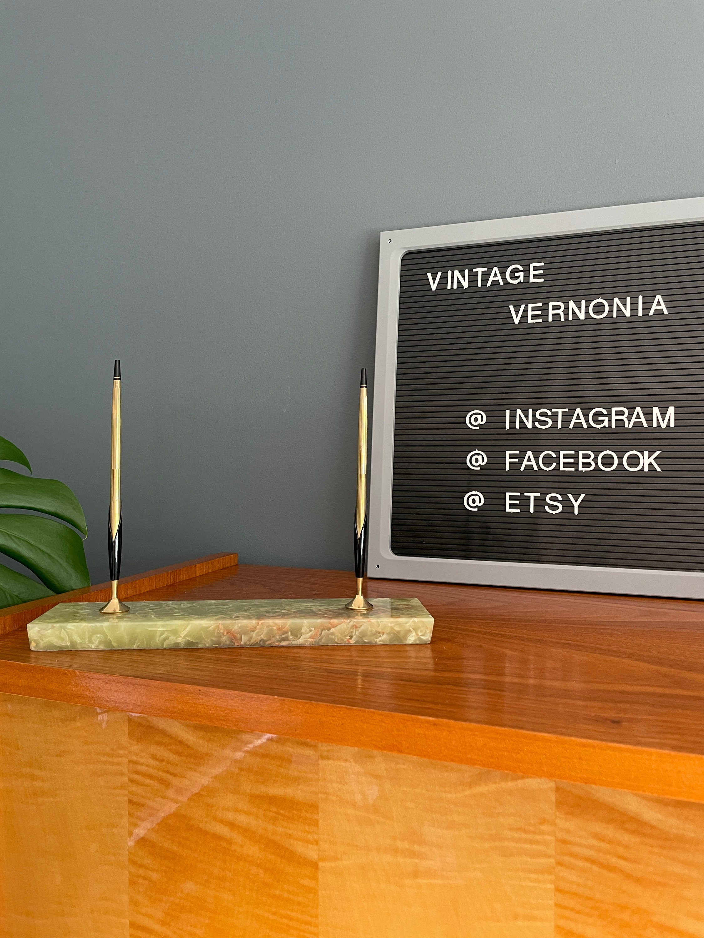 Cross Pen Desk Set - Etsy