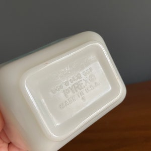 Vintage Pyrex Aqua Blue Turquoise Butterprint Fridgie 501 With Lid - Etsy