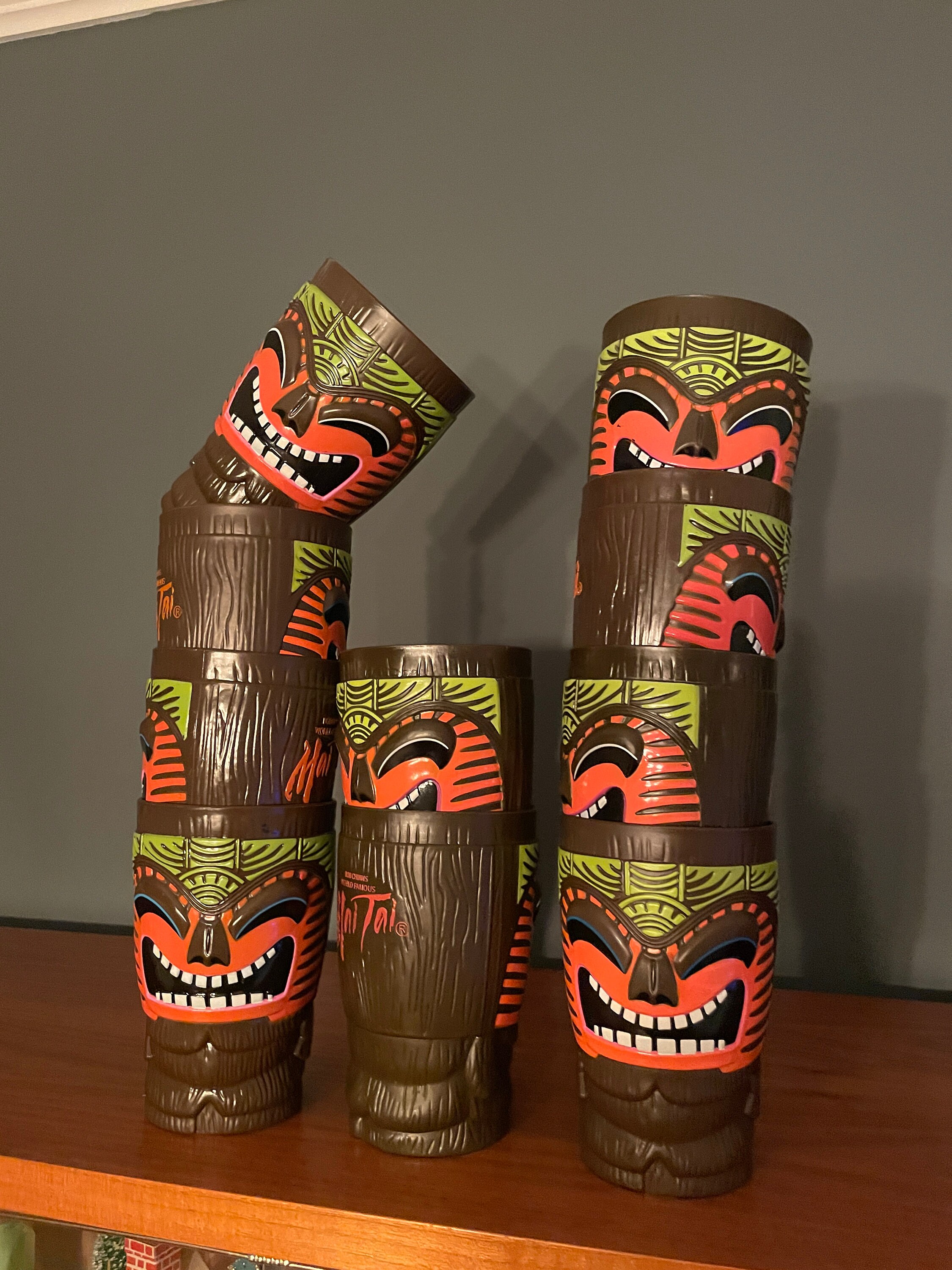 Bob Chinns World Famous Mai Tai Tiki Cups Hawaiian Mugs Lot of 10 - Etsy