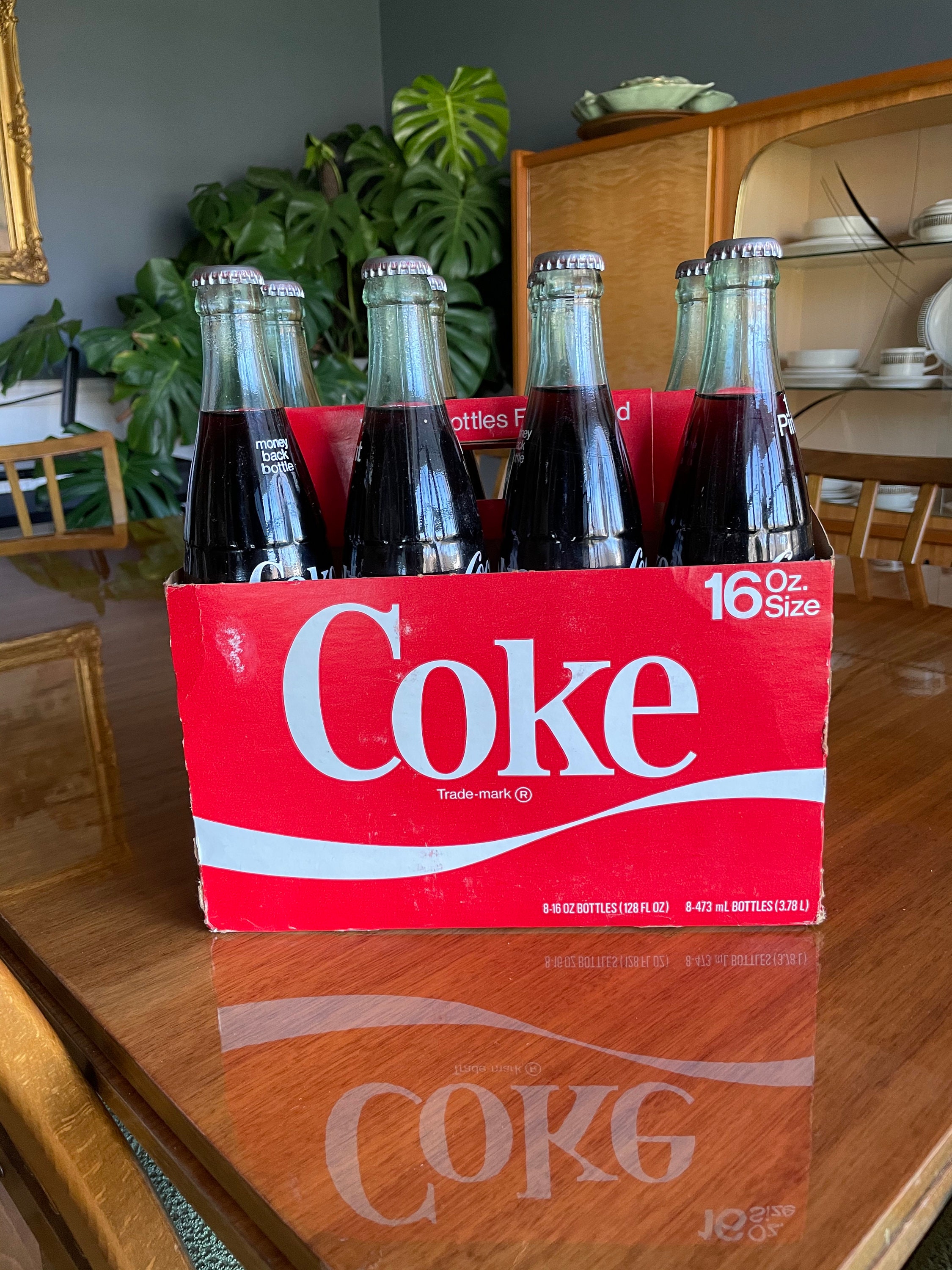 Vintage Coca-cola 8 Pack Carton With 16 Oz Full Bottles - Etsy UK
