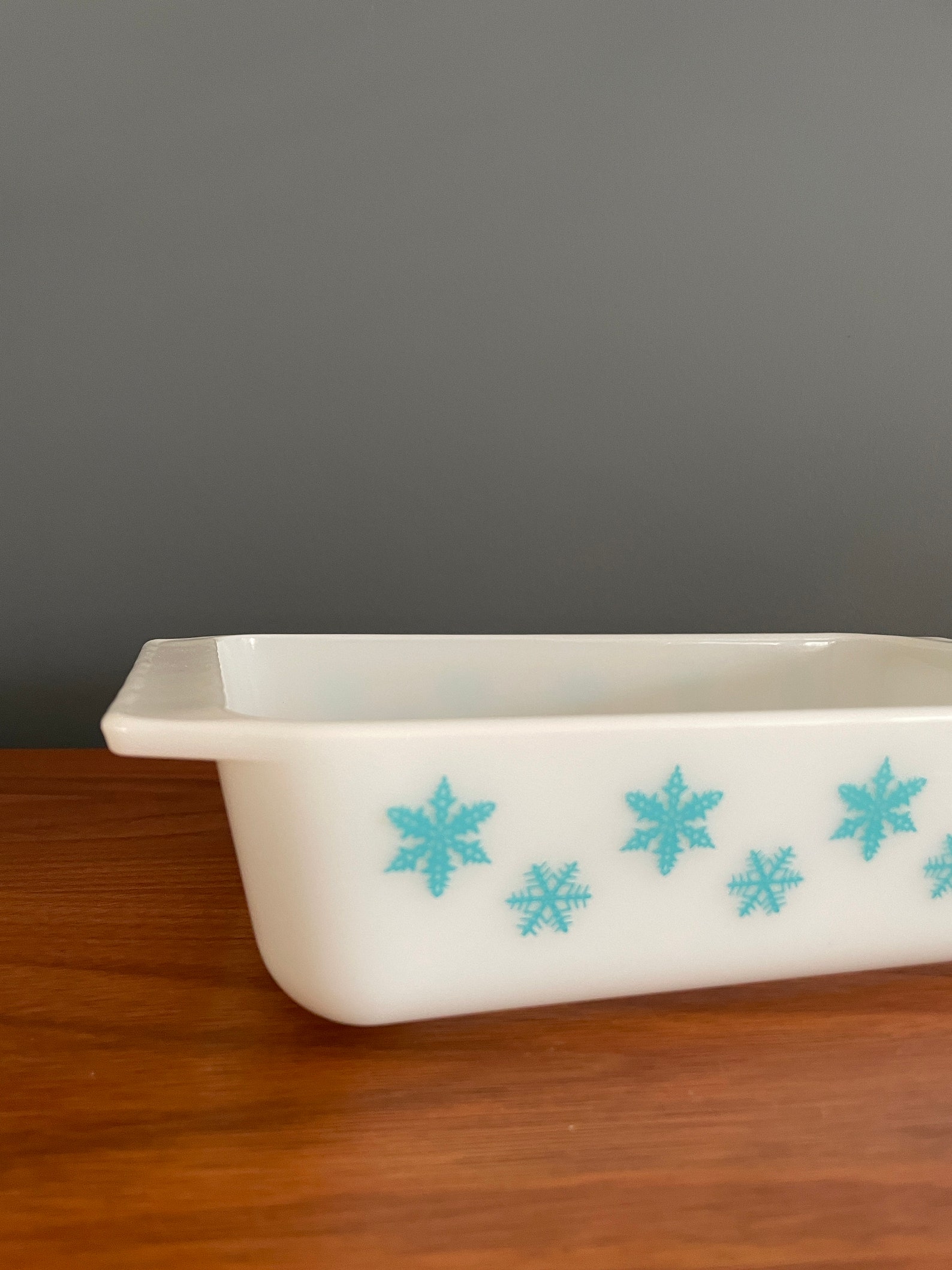 Vintage Pyrex Snowflake Turquoise 2 Qt. Casserole 575 B - Etsy