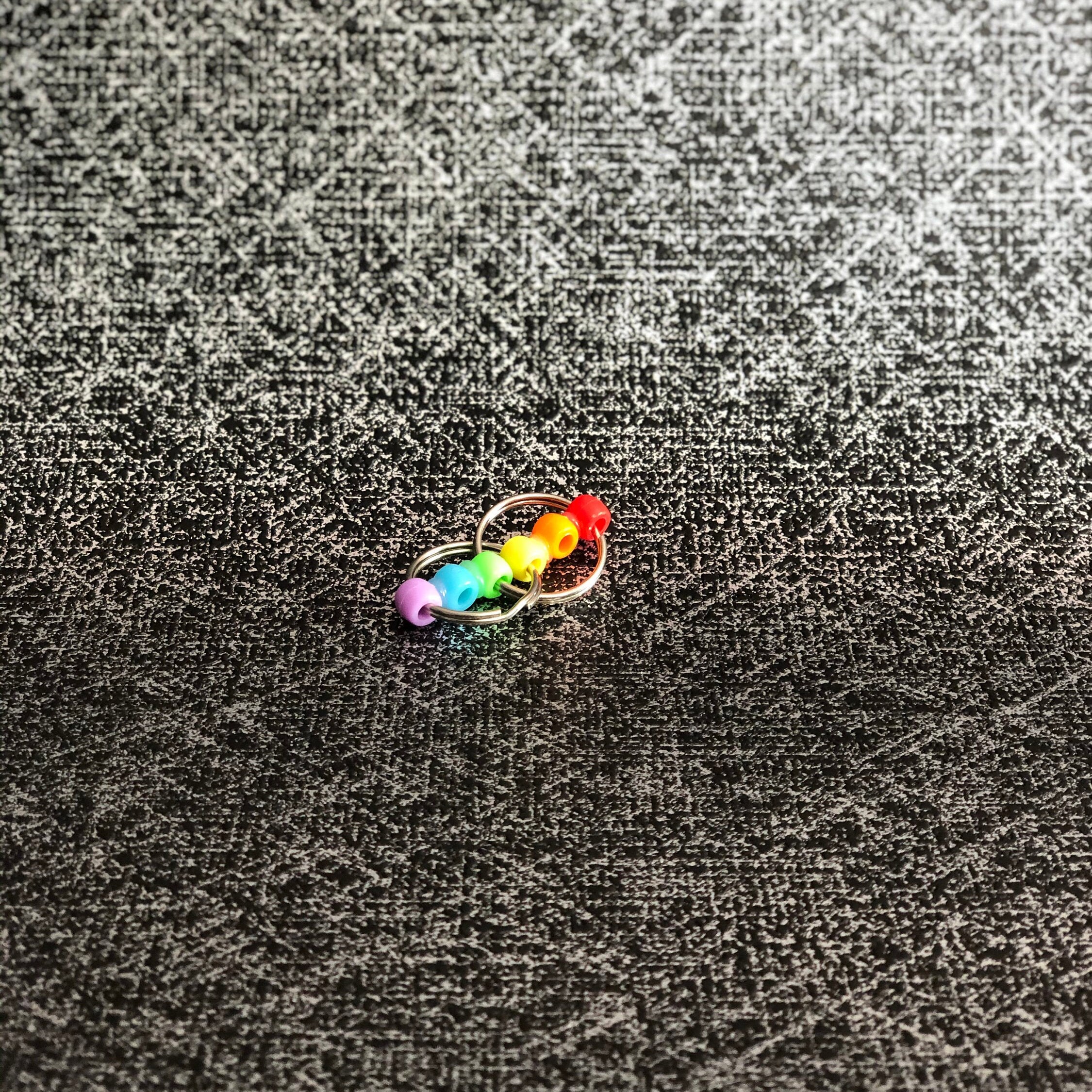 Rainbow Fidget Toy Rings, Like Flippy Chains/bike Chains special ...