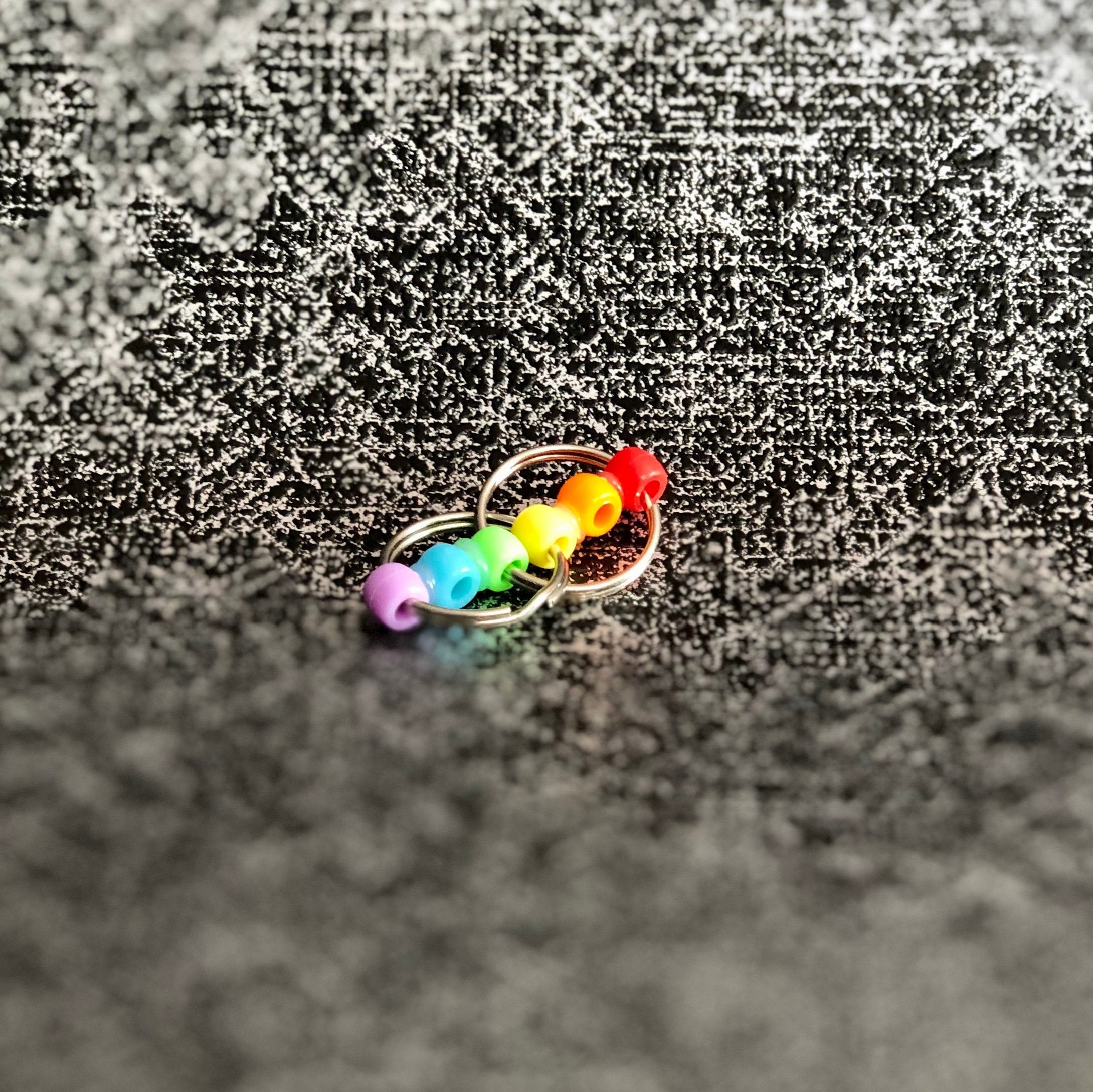 Rainbow Fidget Toy Rings, Like Flippy Chains/bike Chains special ...