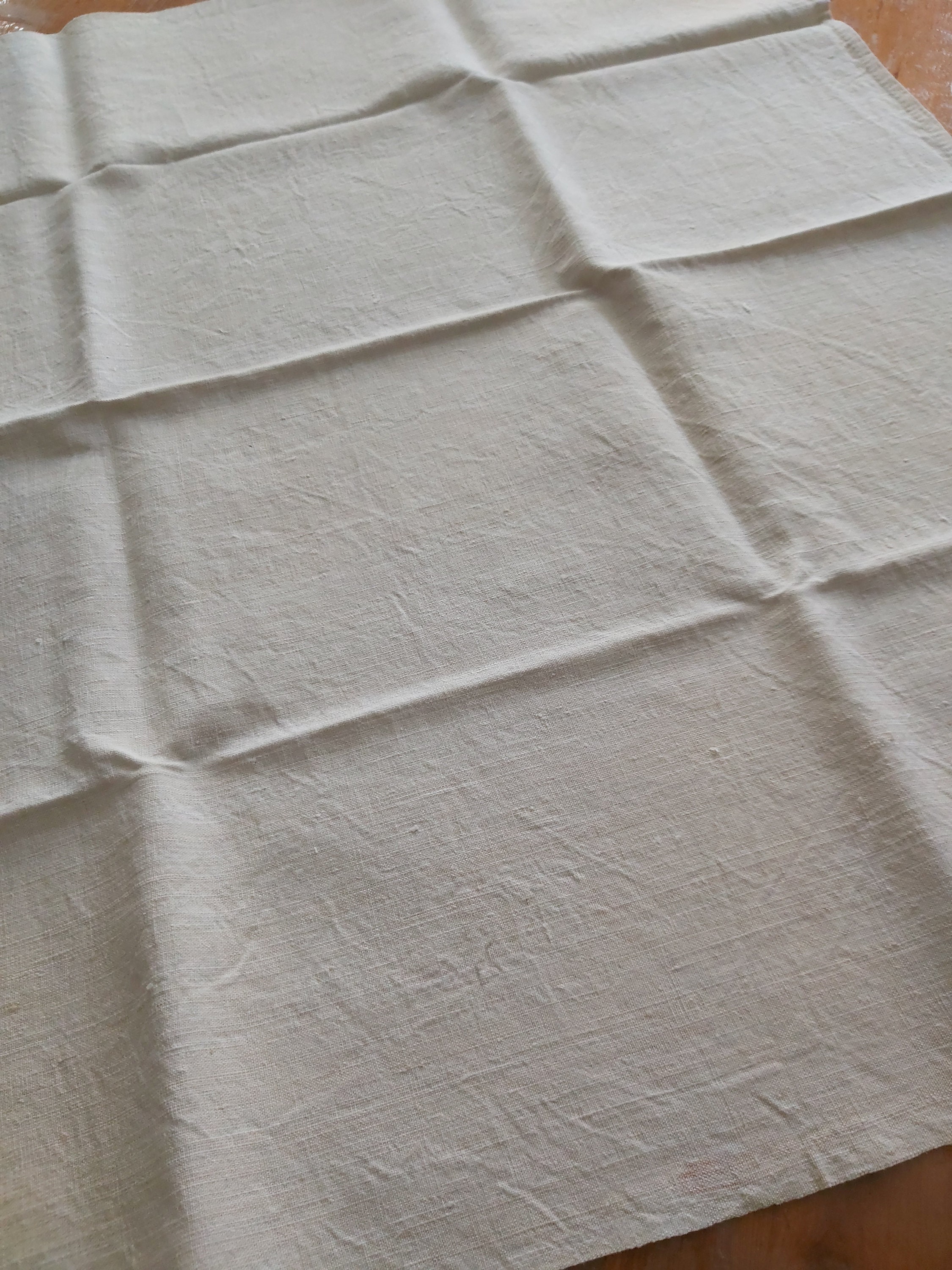 A Large Antique French Torchon or Small Tablecloth With Small ...