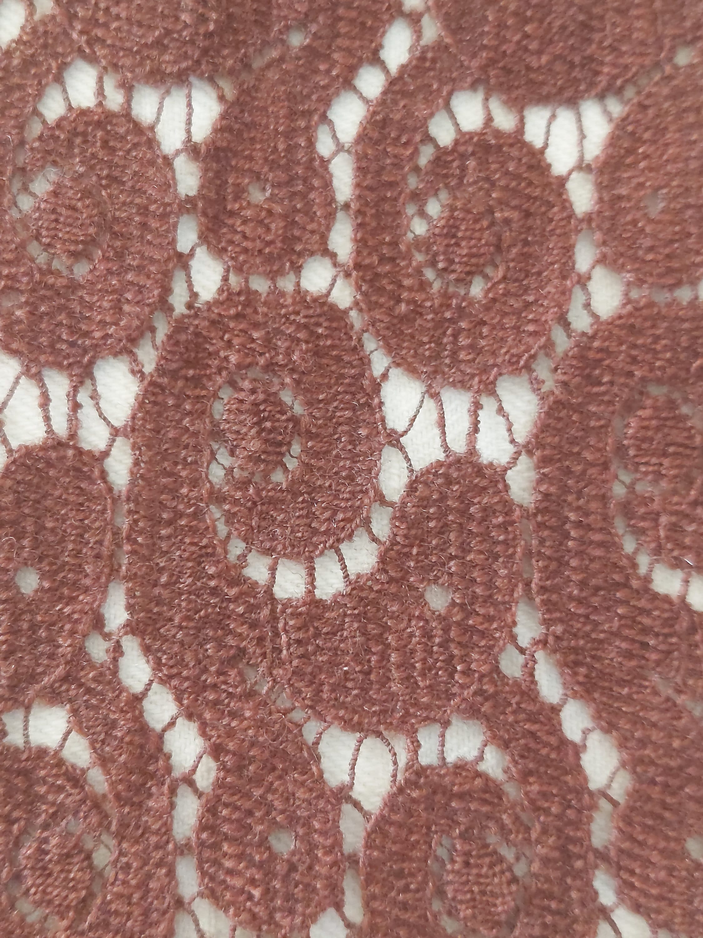 Vintage French Wool Lace Fabric Swatches. Various Sizes in Their ...