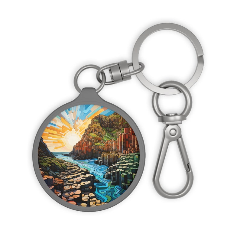 Giant's Causeway Northern Ireland Keychain - Etsy