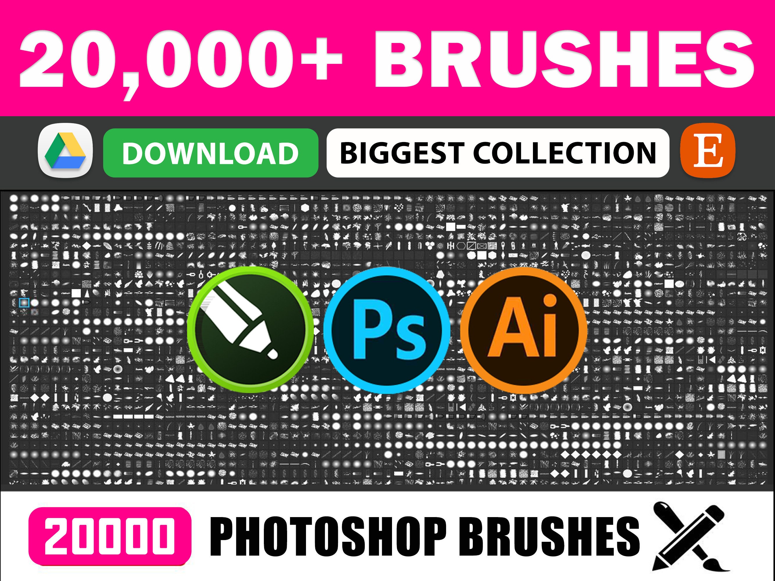 20,000+ Photoshop Brushes Collection, Biggest Digital Artist Brushes ...