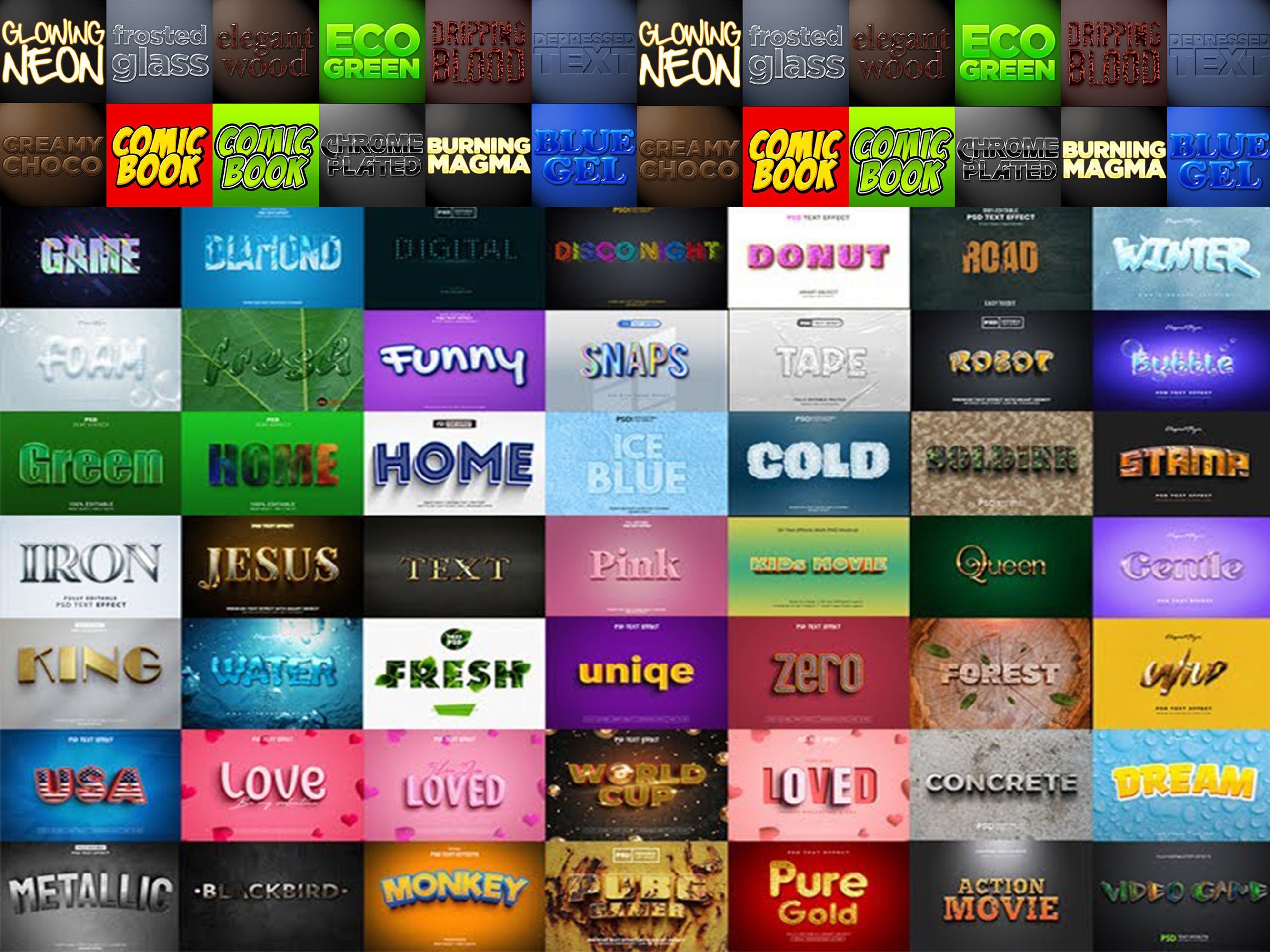 Ultimate Collection of 25,000+ Photoshop Styles for Stunning Design ...