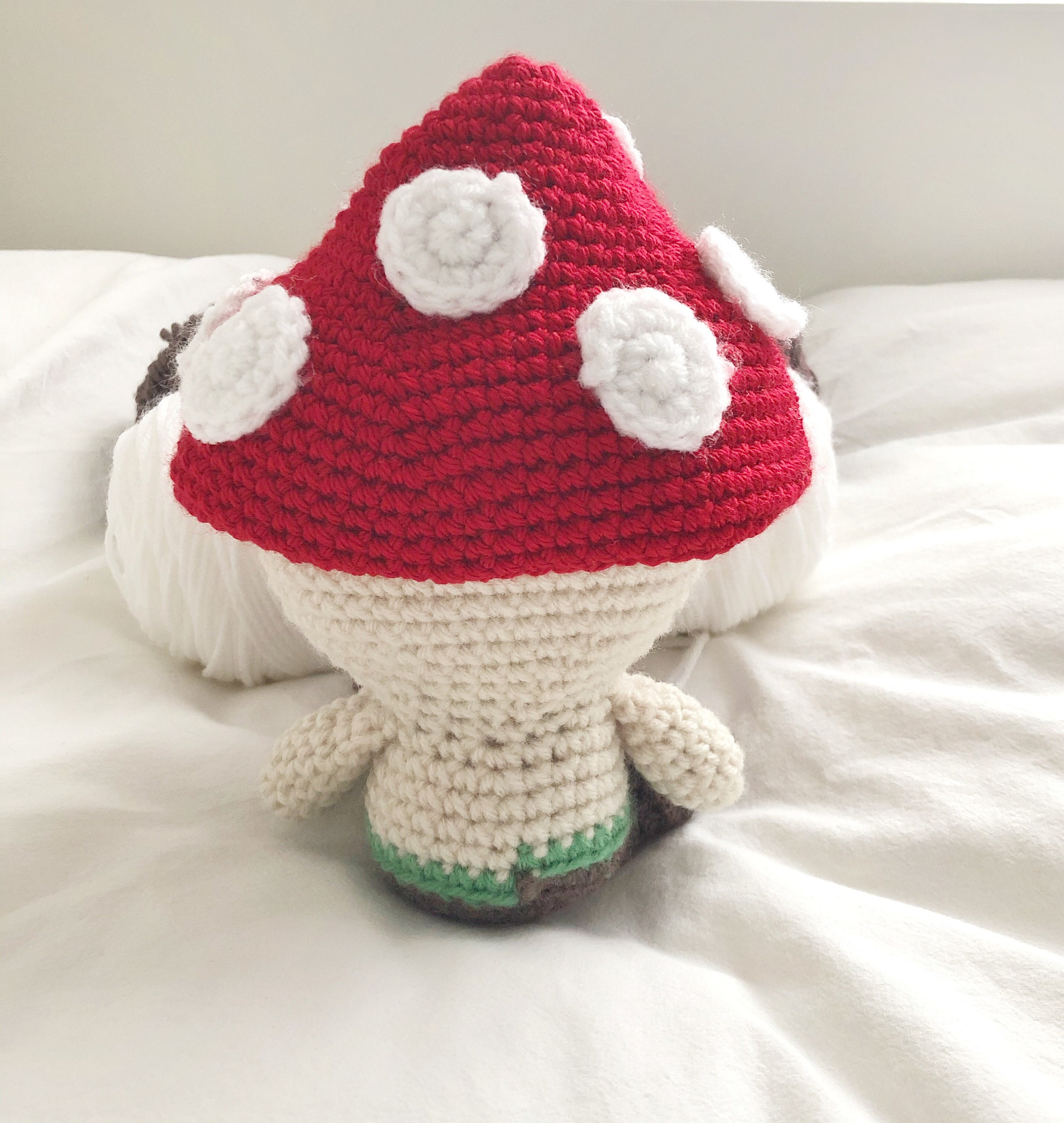 Handmade Toadstool, Toadstool Plush, Toadstool Knit, Cute Mushroom ...