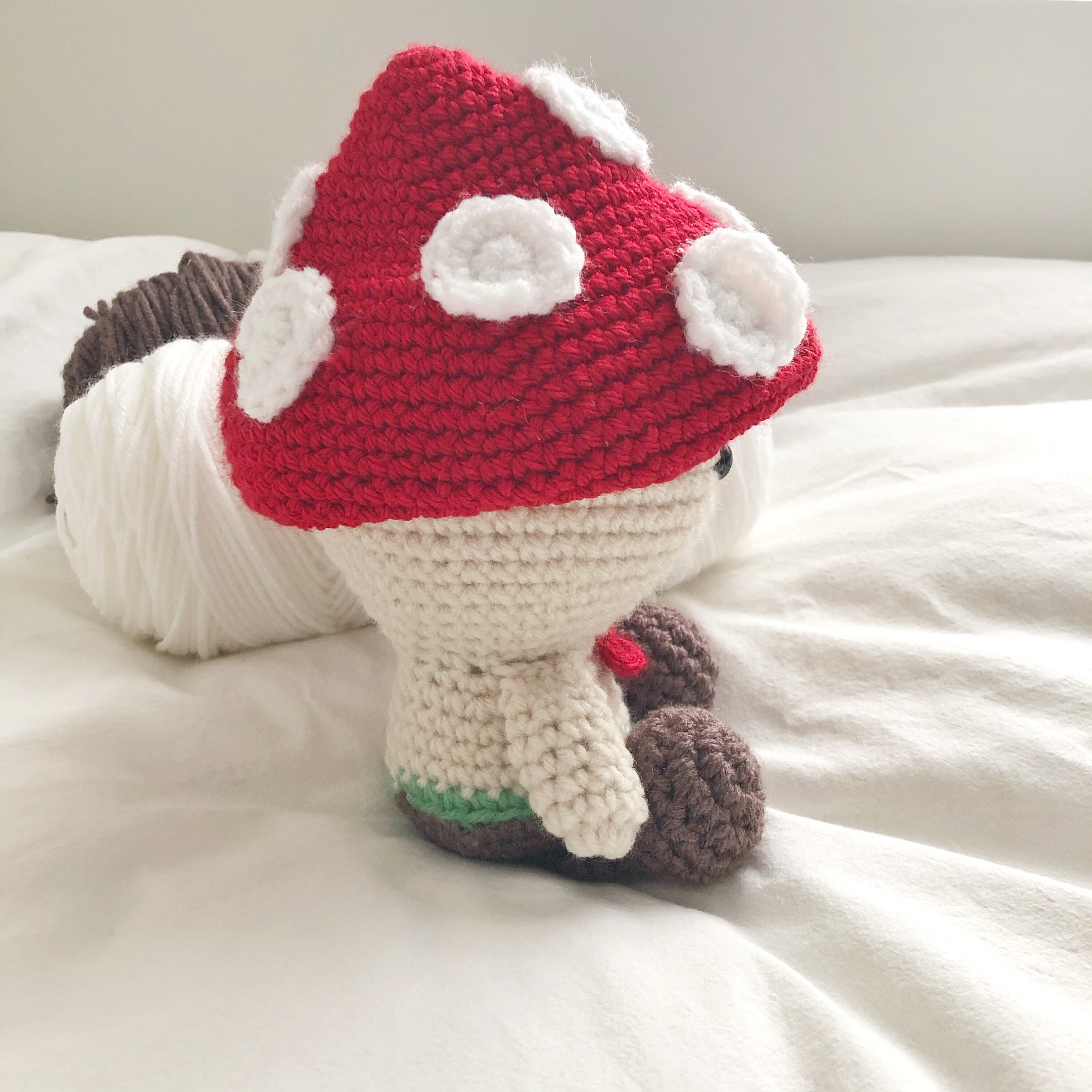 Handmade Toadstool, Toadstool Plush, Toadstool Knit, Cute Mushroom ...