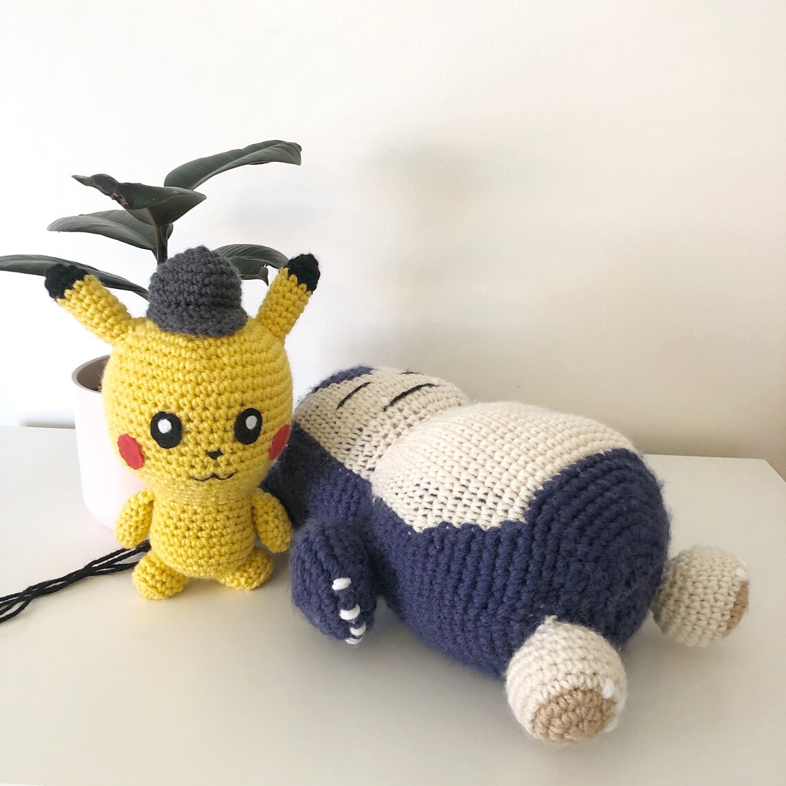 Pikachu Plush Handmade Knit Pikachu Pokémon Plush - Etsy