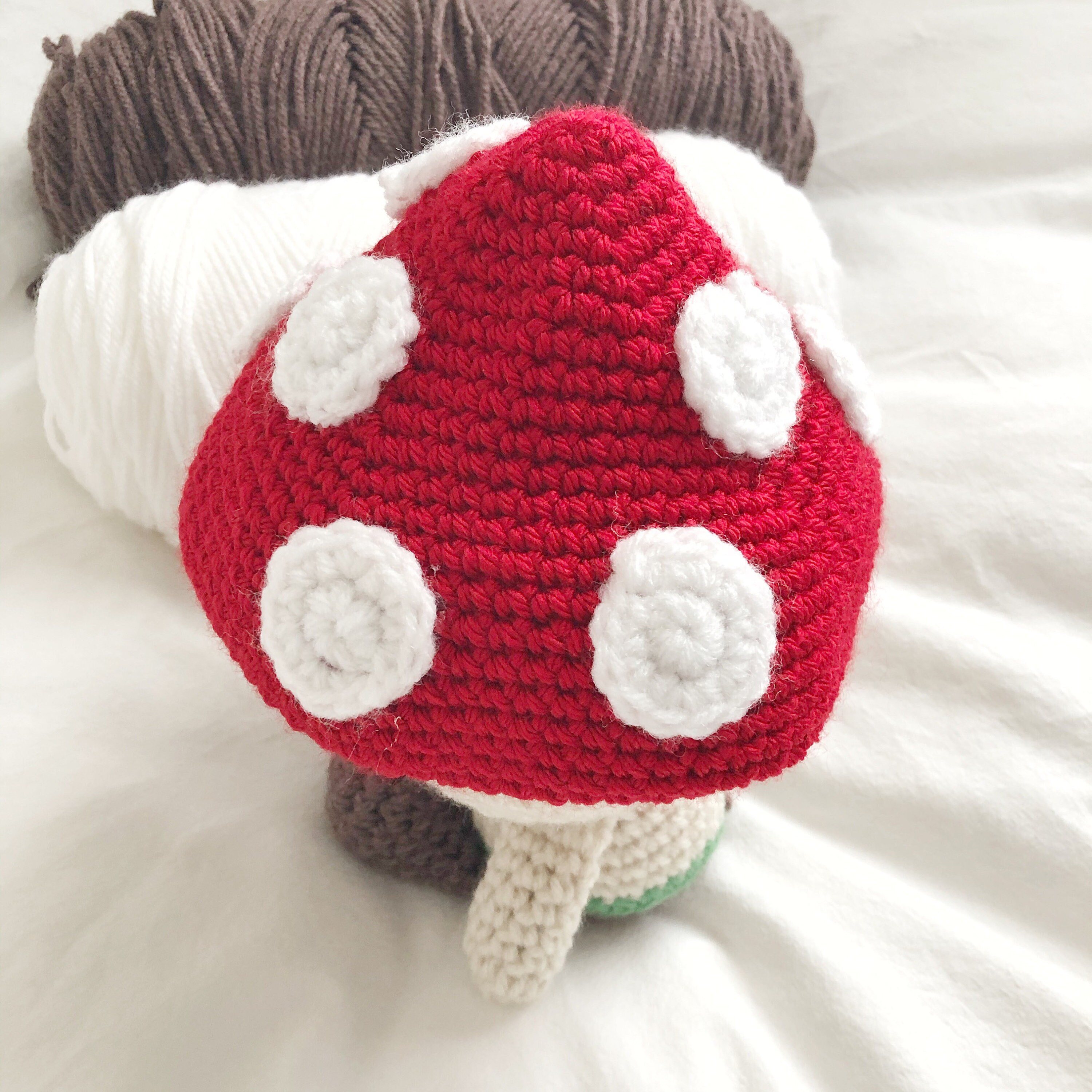 Handmade Toadstool, Toadstool Plush, Toadstool Knit, Cute Mushroom ...