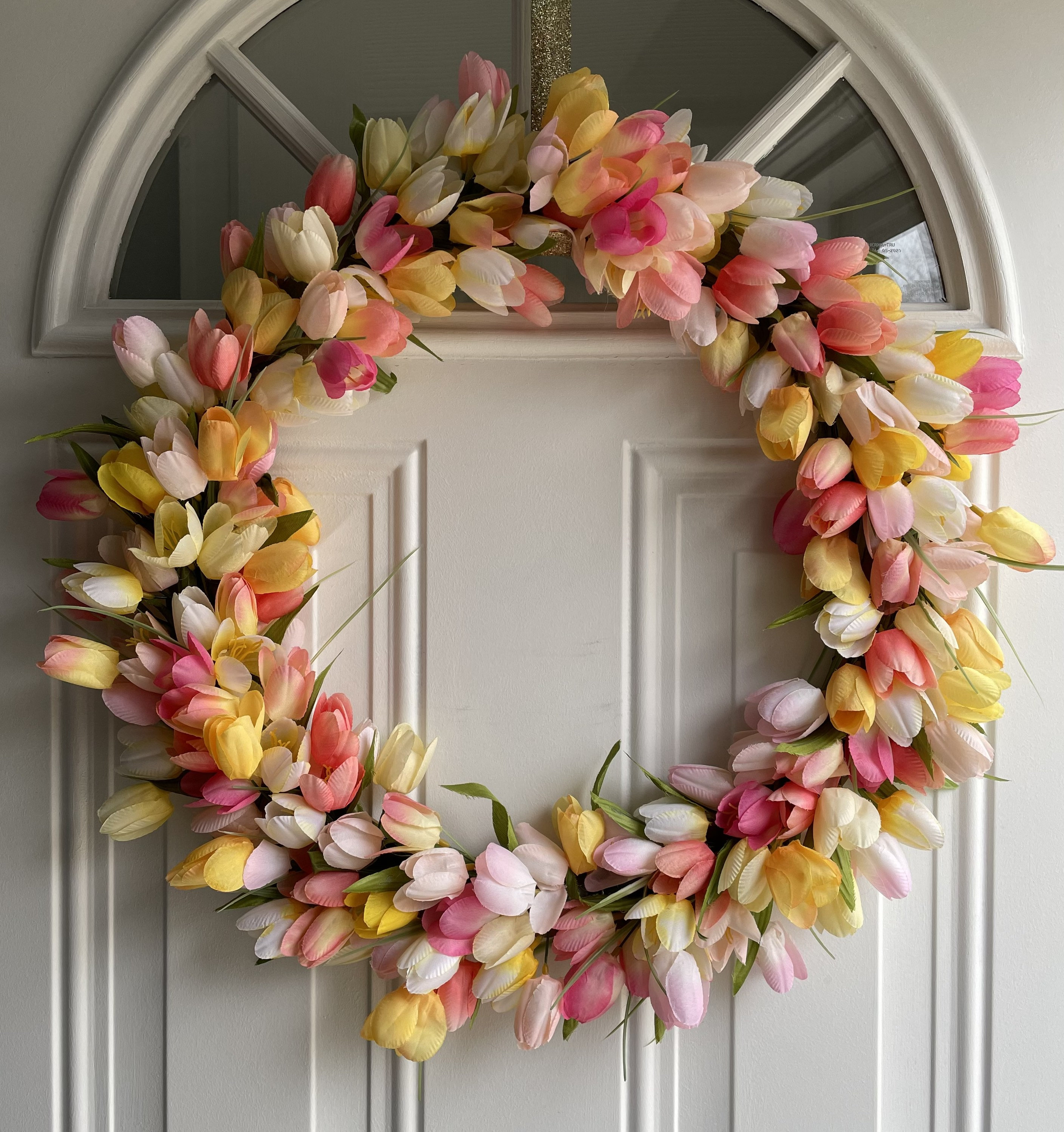 Tulip Wreath - Etsy