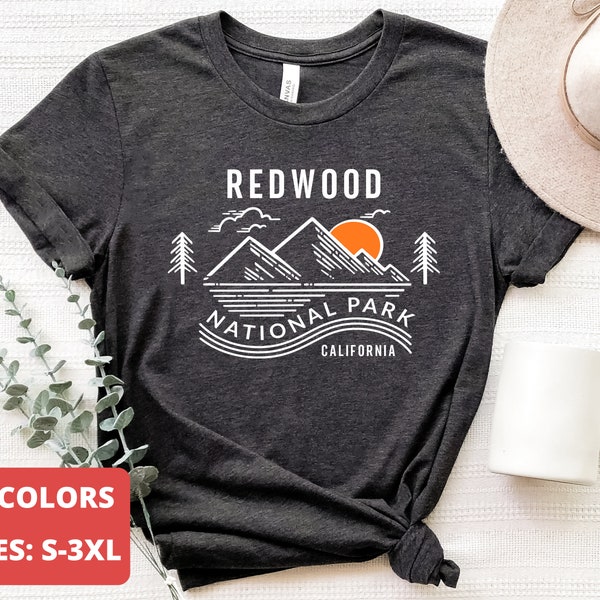 Redwood National Park Tshirt - Etsy