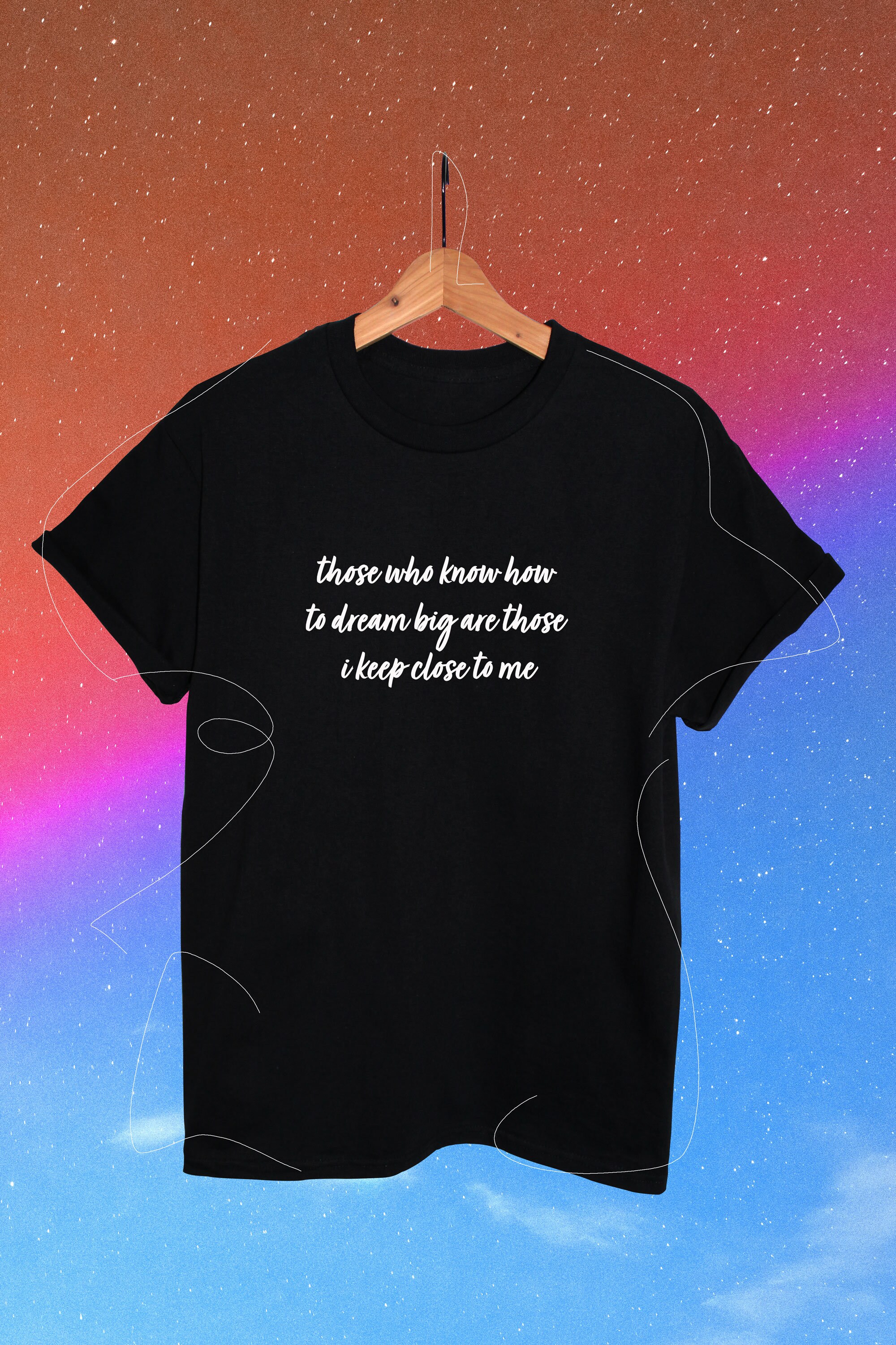 Dream Big Unisex Graphic Tee Dream Big Dreams Inspirational | Etsy