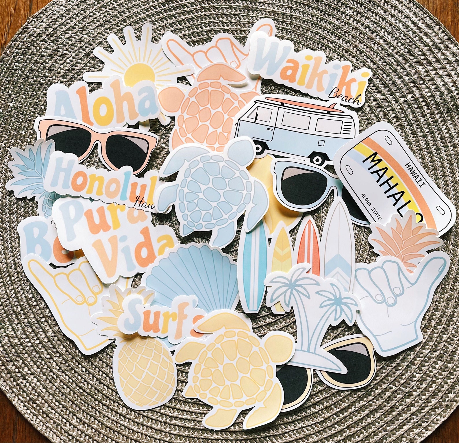 PICK YOUR OWN Sticker Pack, Customizable/personalized, Summer Stickers ...